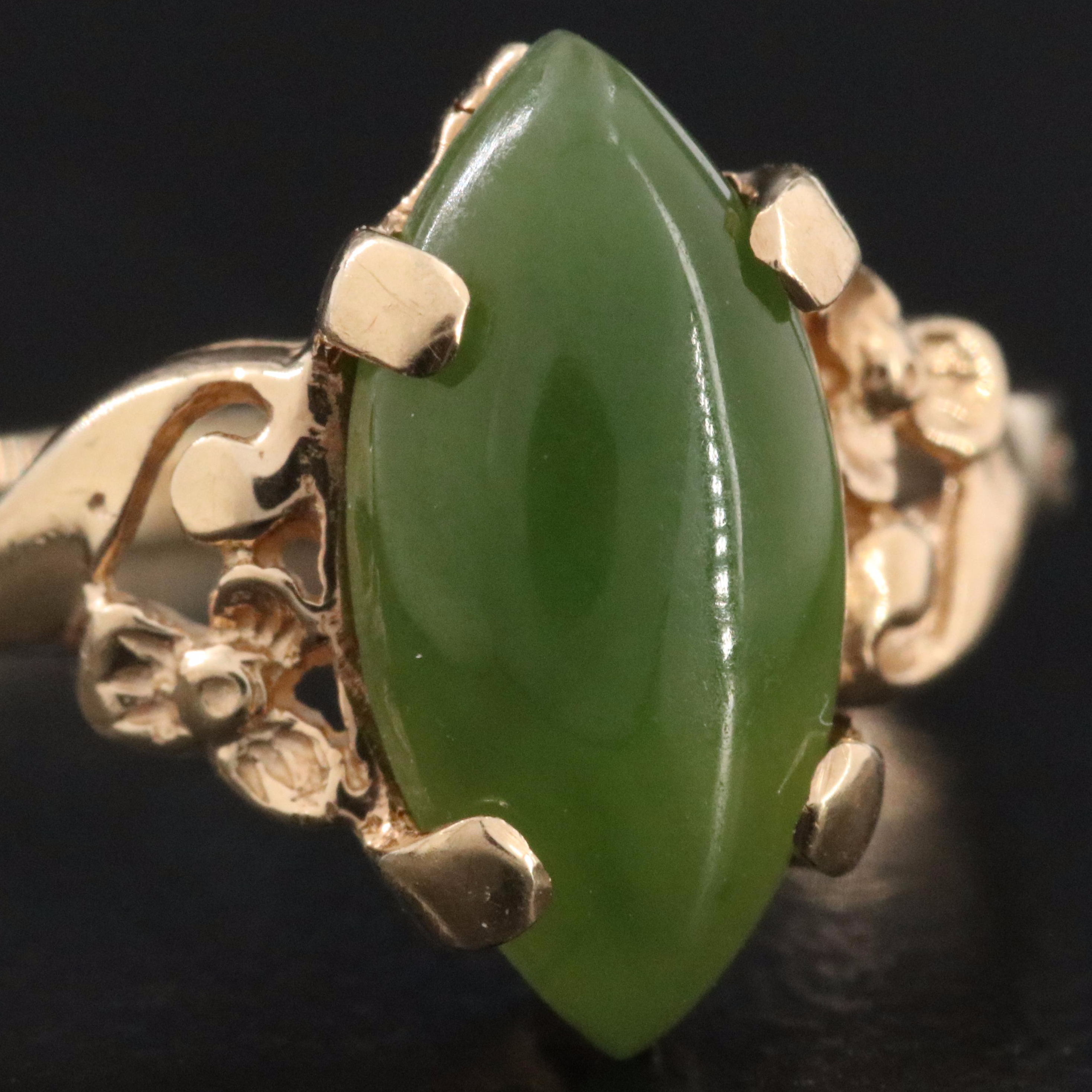 10K Nephrite Ring | EBTH