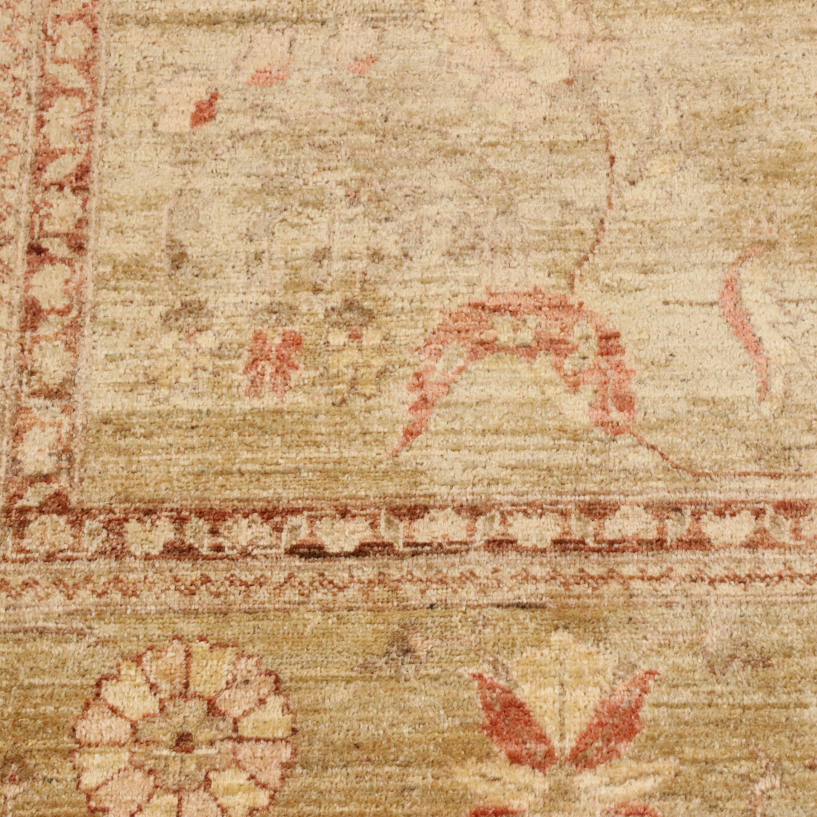 6'2 x 9' Hand-Knotted Pakistani Peshawar Area Rug | EBTH