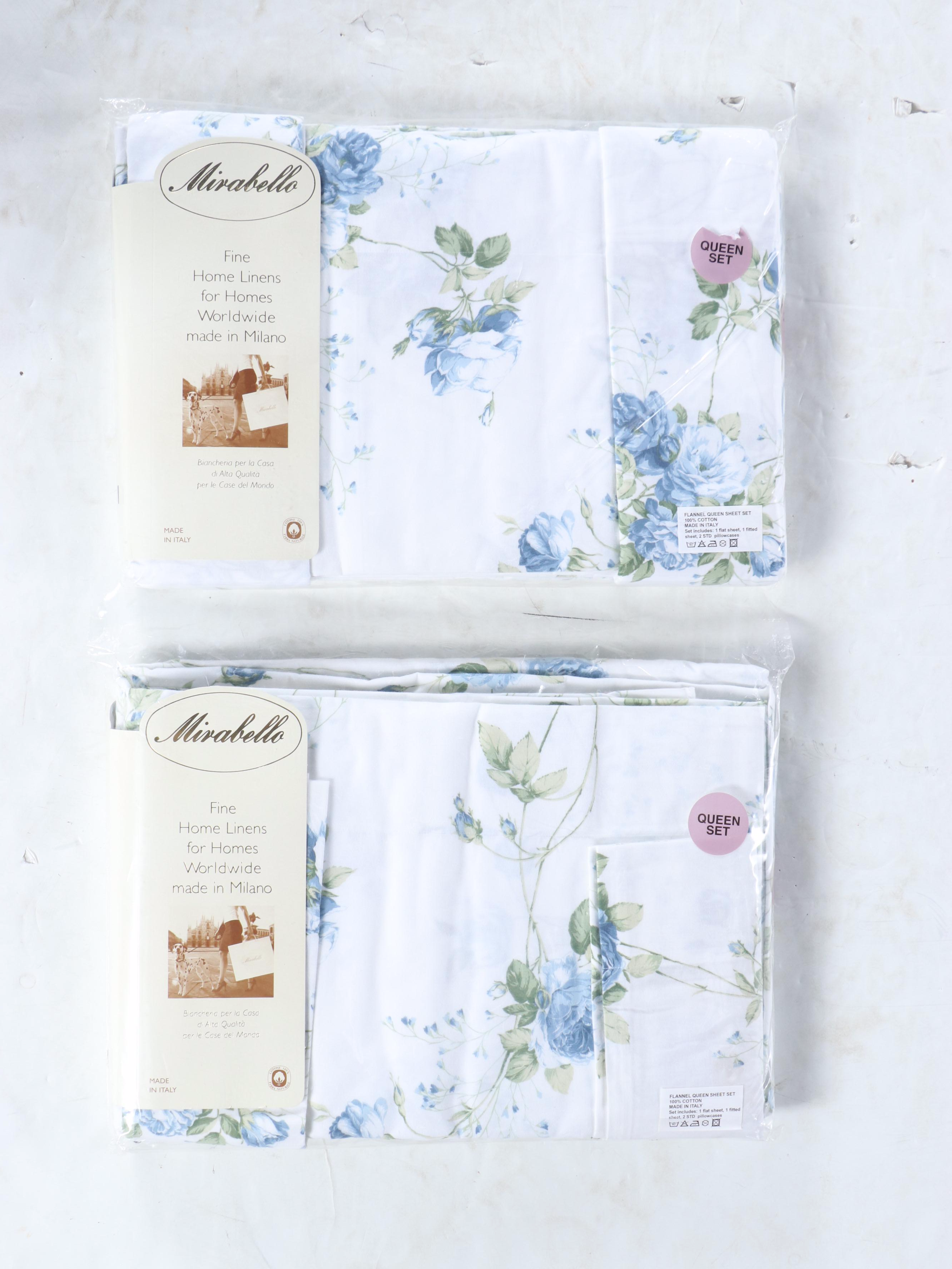 Mirabello Queen Sheet Sets, Company Store Quilted Coverlet & Assorted ...