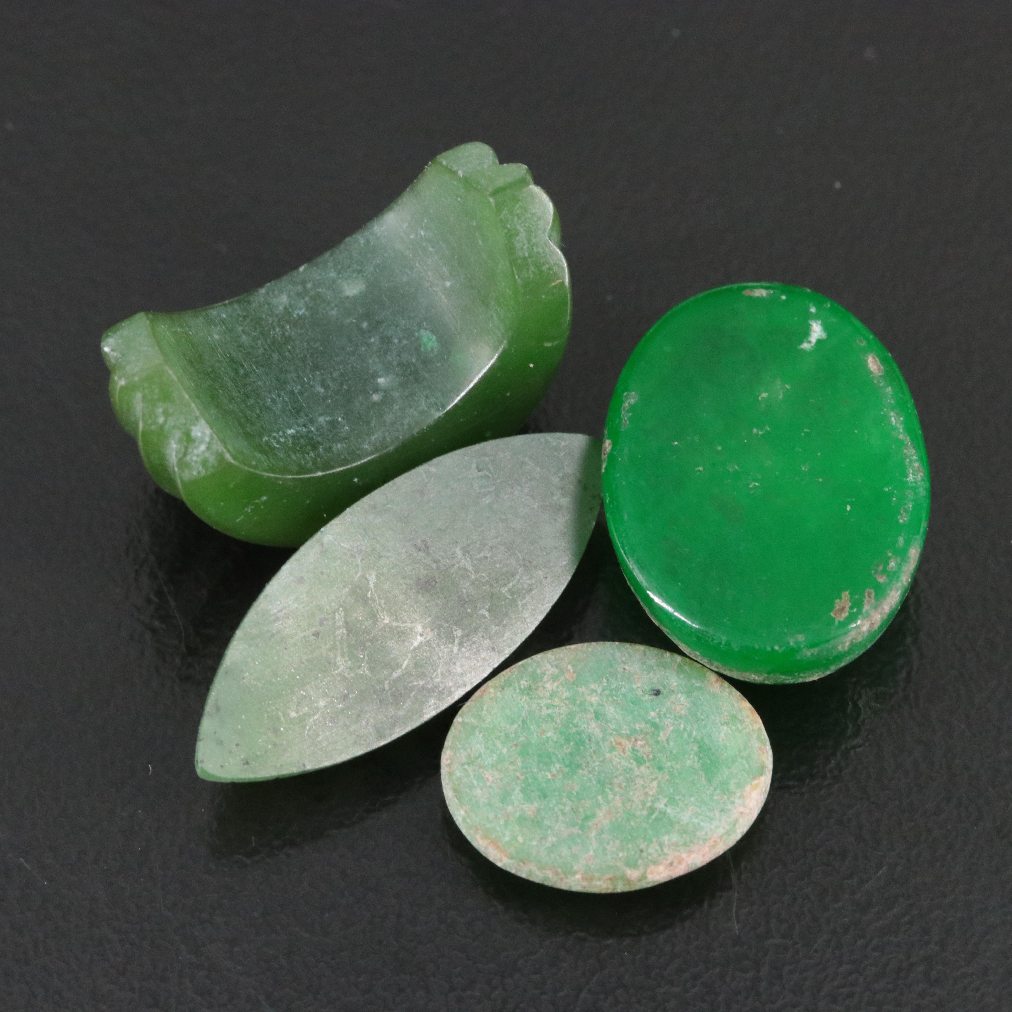 Loose Jadeite, Serpentine and Nephrite Mixed Lot | EBTH