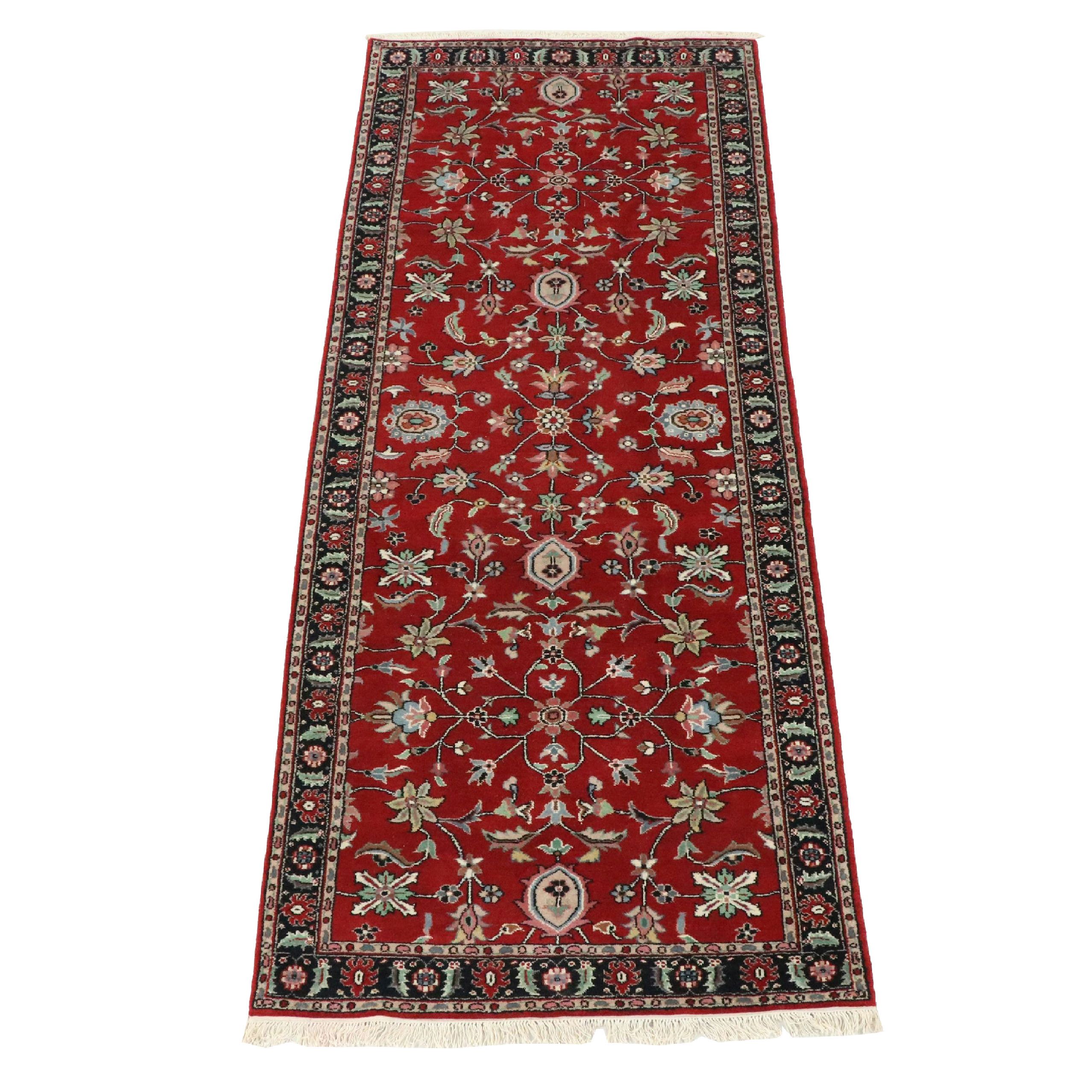 4'8 x 12'3 Hand-Knotted Persian Arak Long Rug | EBTH