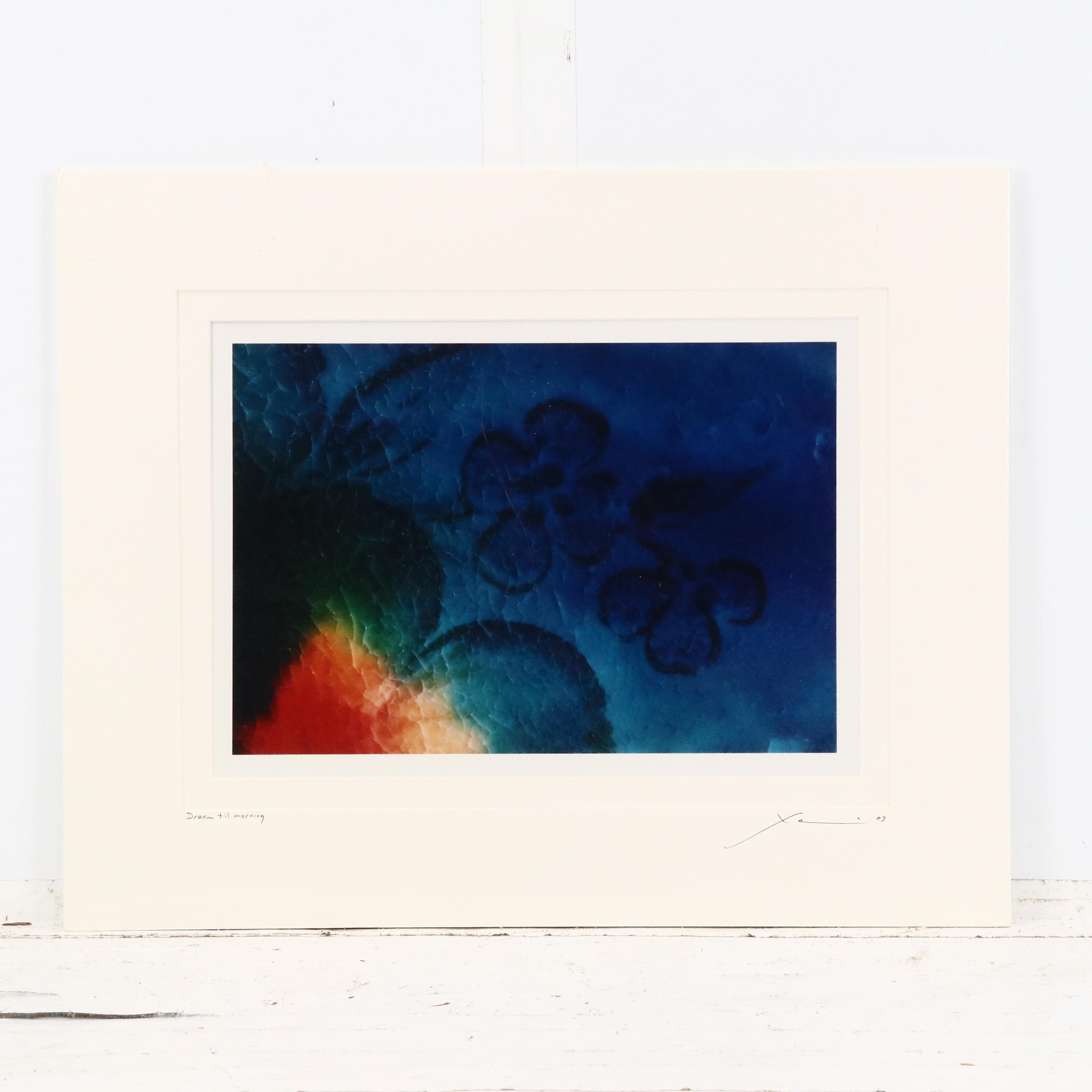 Abstract Lithographs "Through the Sea Change" and "Dream 'Til Morning ...