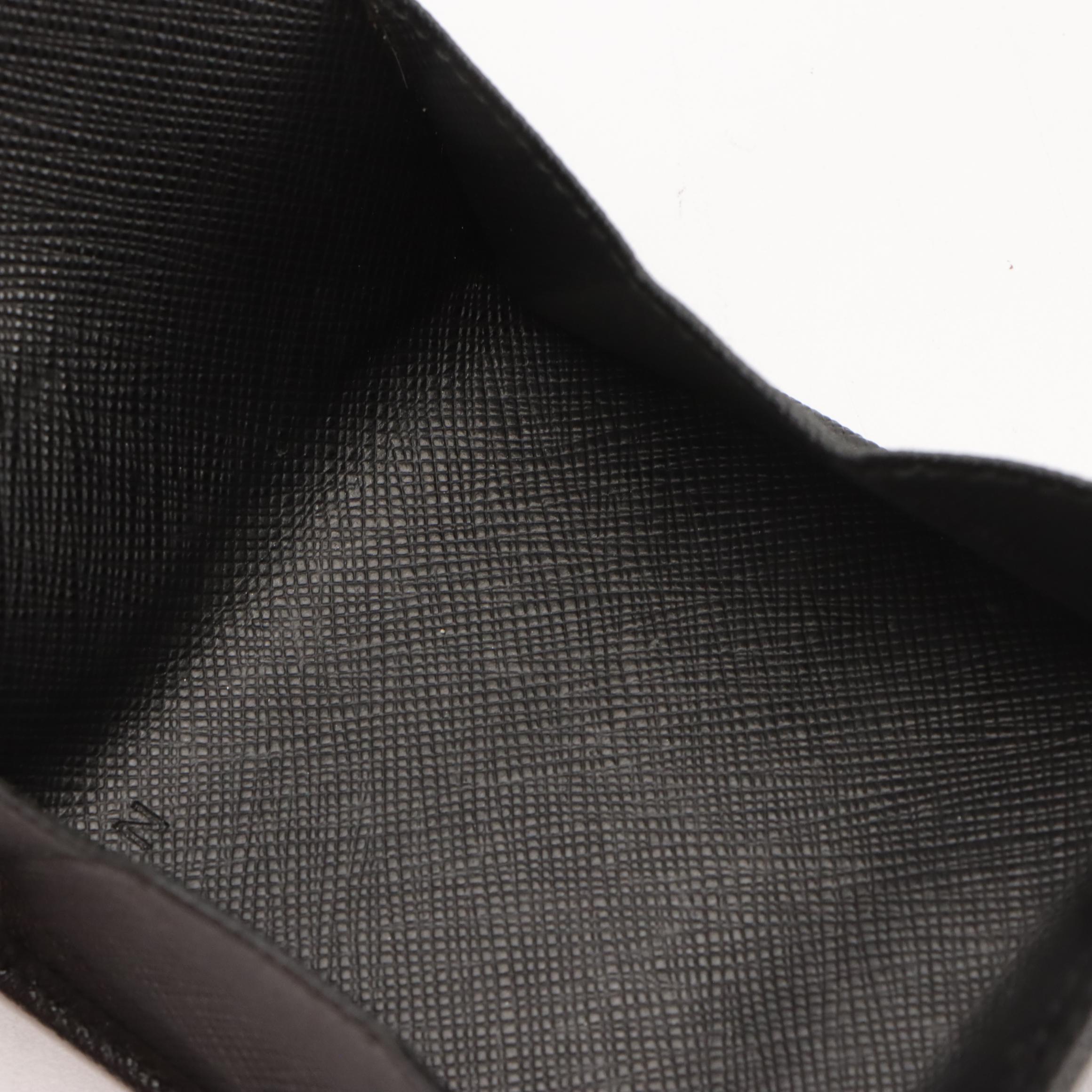 Prada Rocket Embroidered Folding Coin Case in Black Saffiano Leather ...