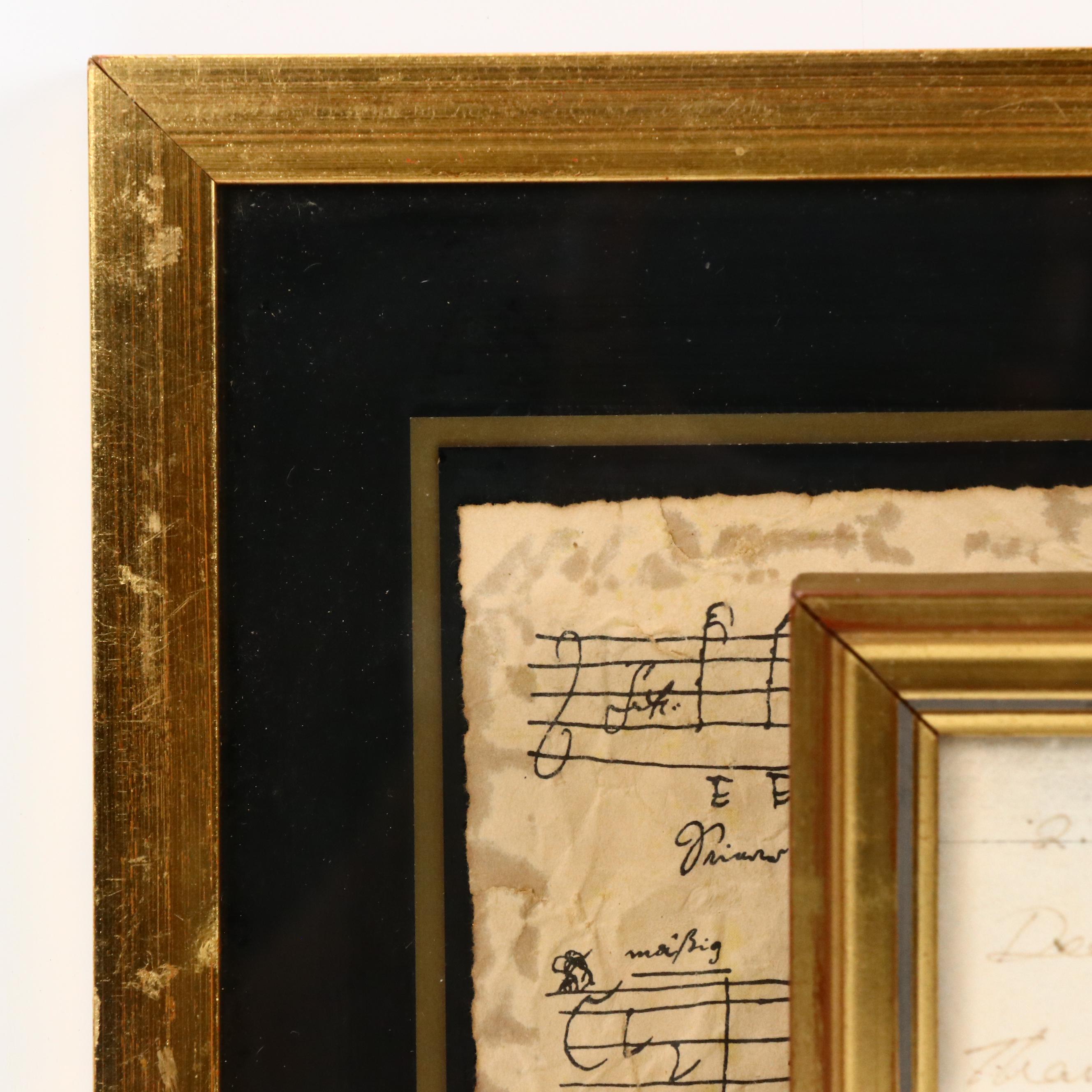 Madeleine Meehan Ink Drawing of Carnegie Hall with Print of Letter by ...