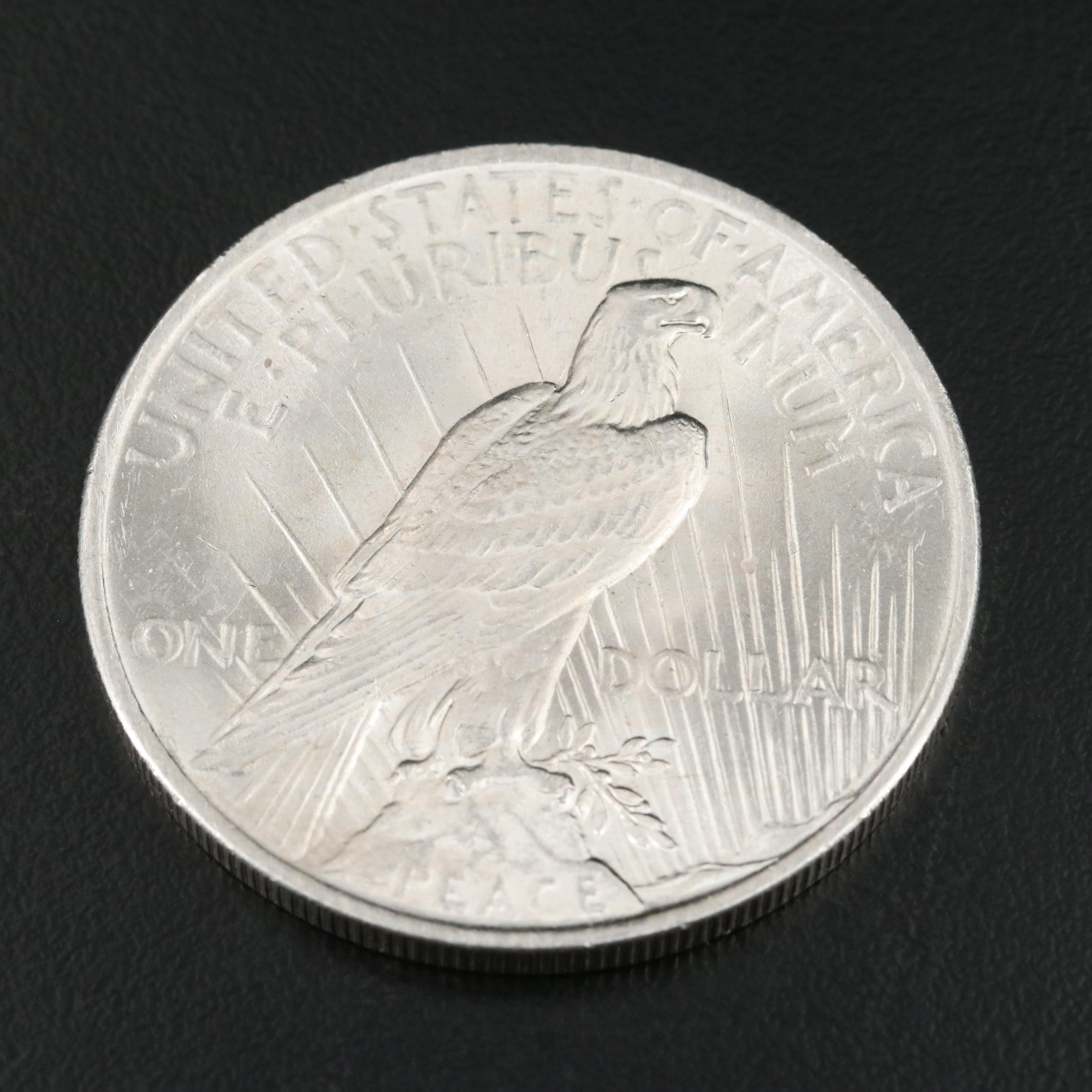 Three U.S. Silver Peace Dollars 1923, 1924, and 1925 | EBTH