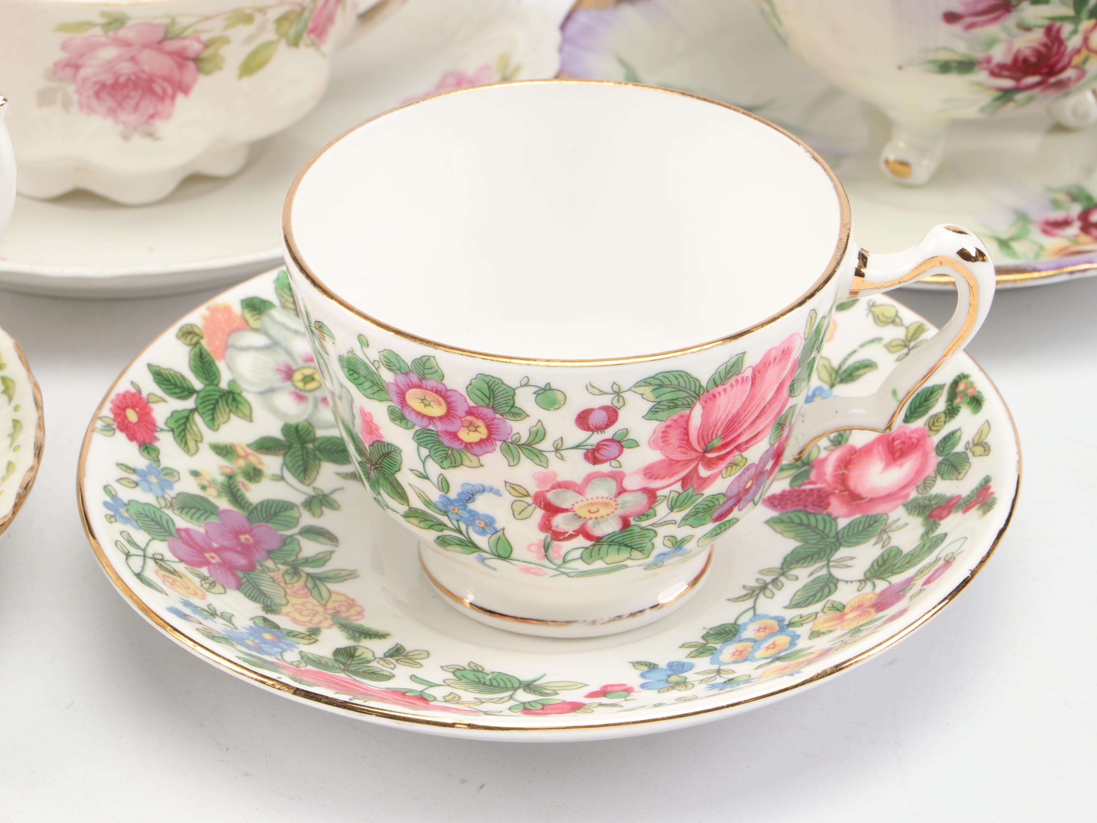 Paragon "Flower Festival" and More Teacups and Saucers | EBTH