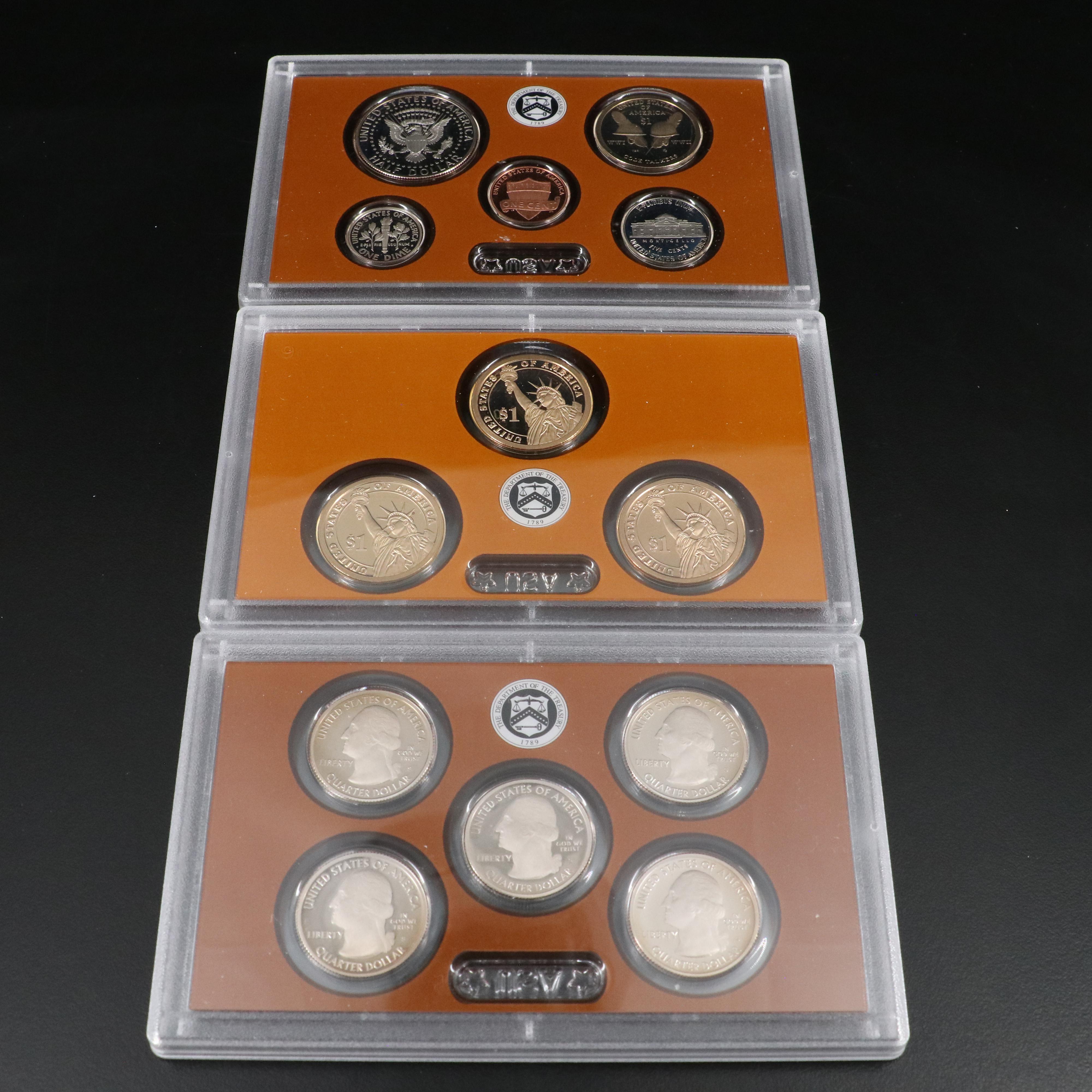 Three United States Modern Proof Sets 2011, 2014, and 2016 | EBTH