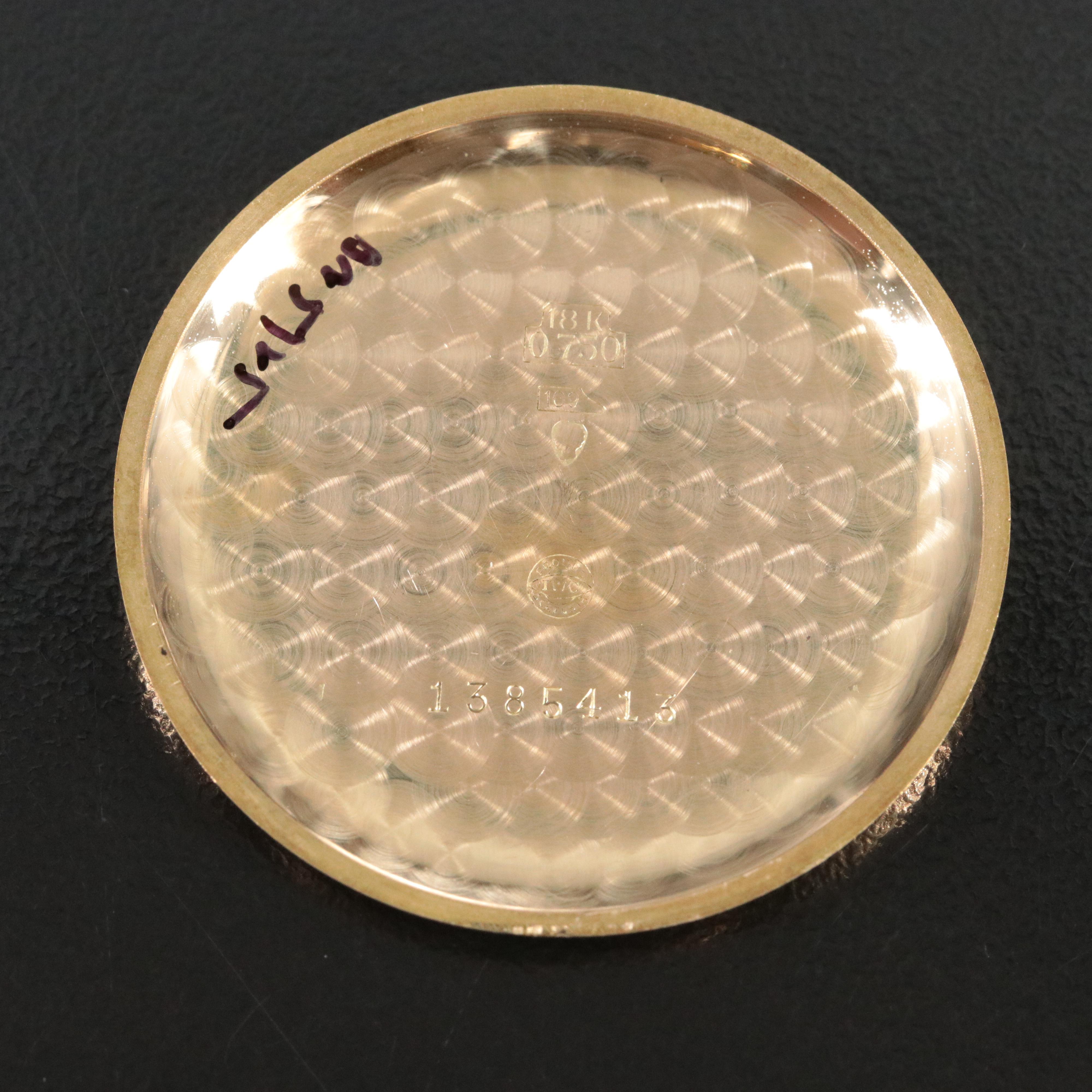 18K International Watch Co. Vintage Stem Wind Watch | EBTH