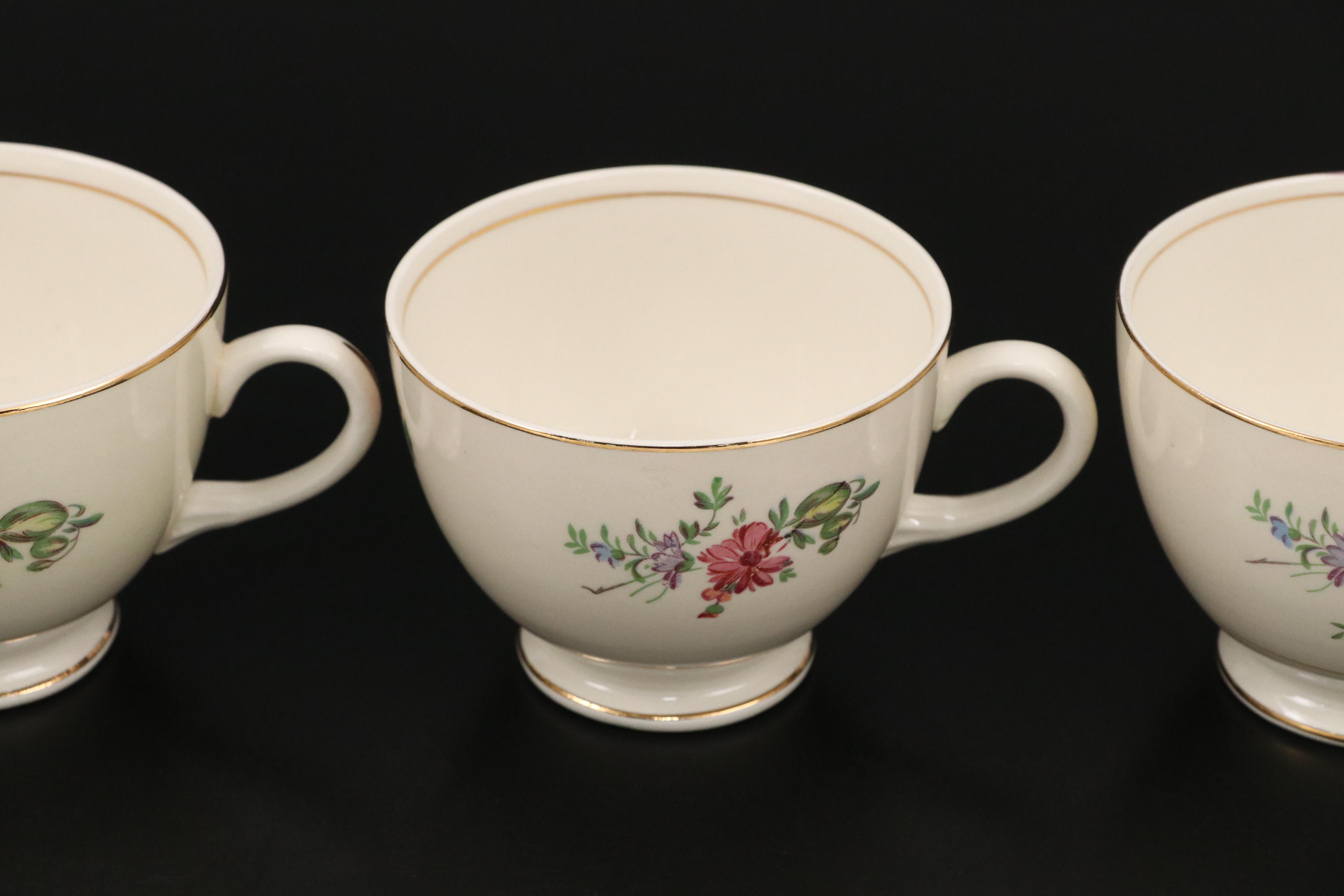 Homer Laughlin Household Institute "Priscilla" Ceramic Dinnerware | EBTH