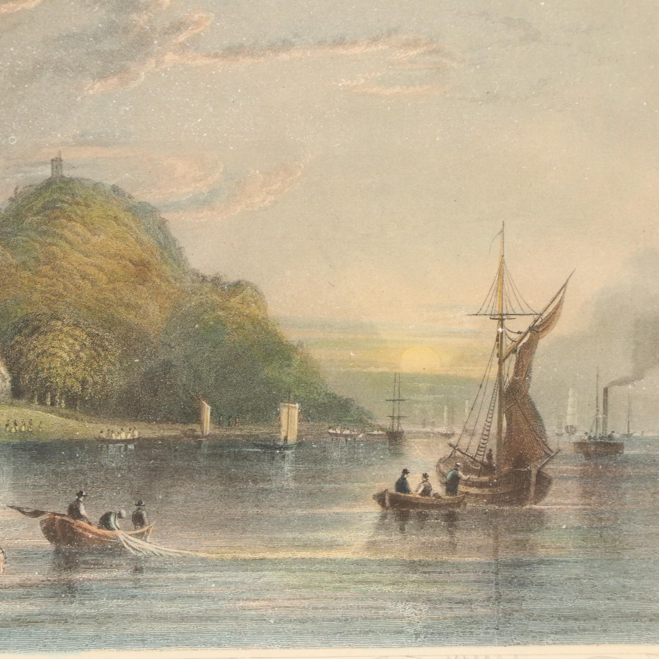 Tombleson & Co. Hand-Colored Engraving "Erith, Kent" | EBTH