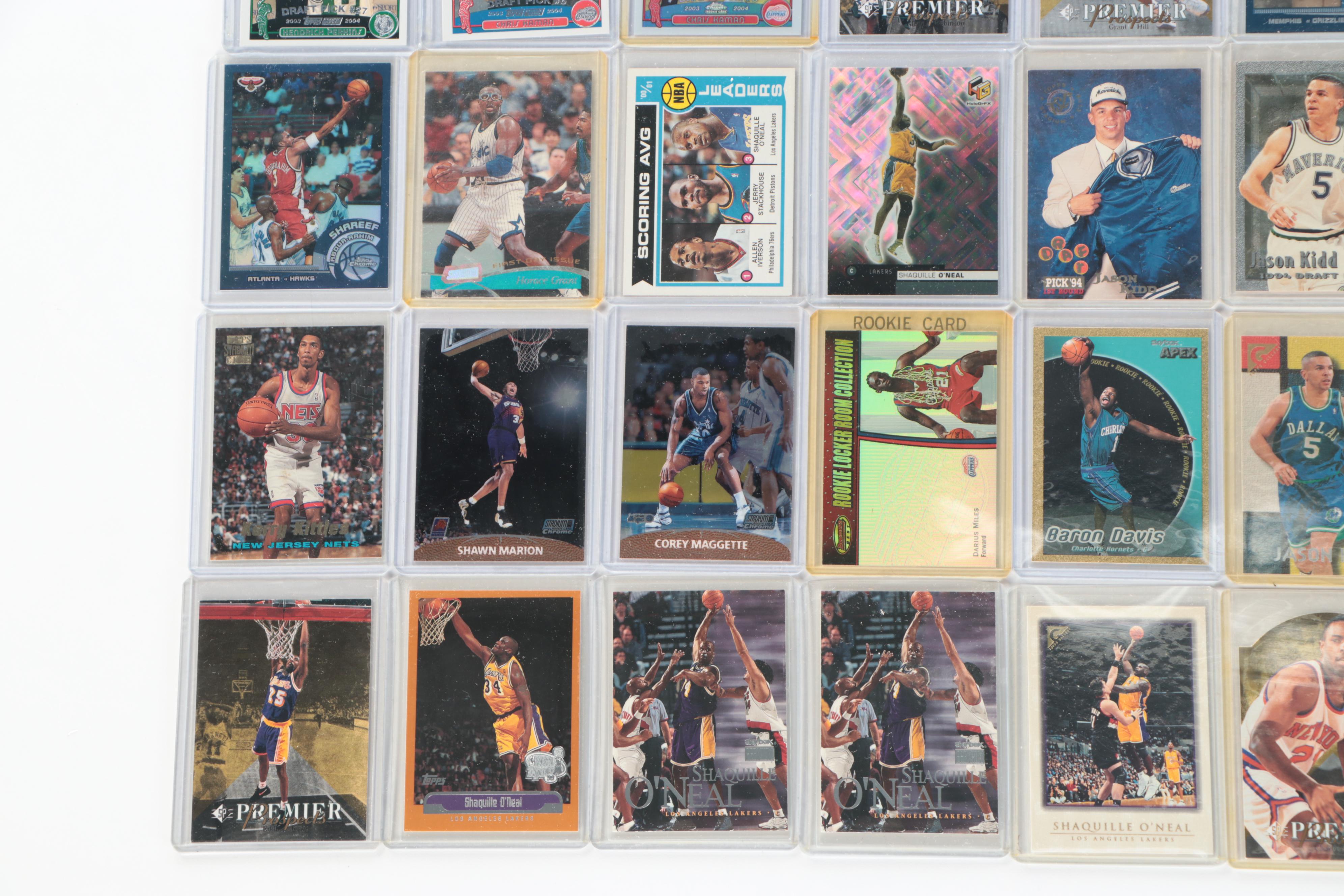 300+ Basketball Cards with Shaq, McGrady, Jordan, Pippen, Rodman, Magic ...