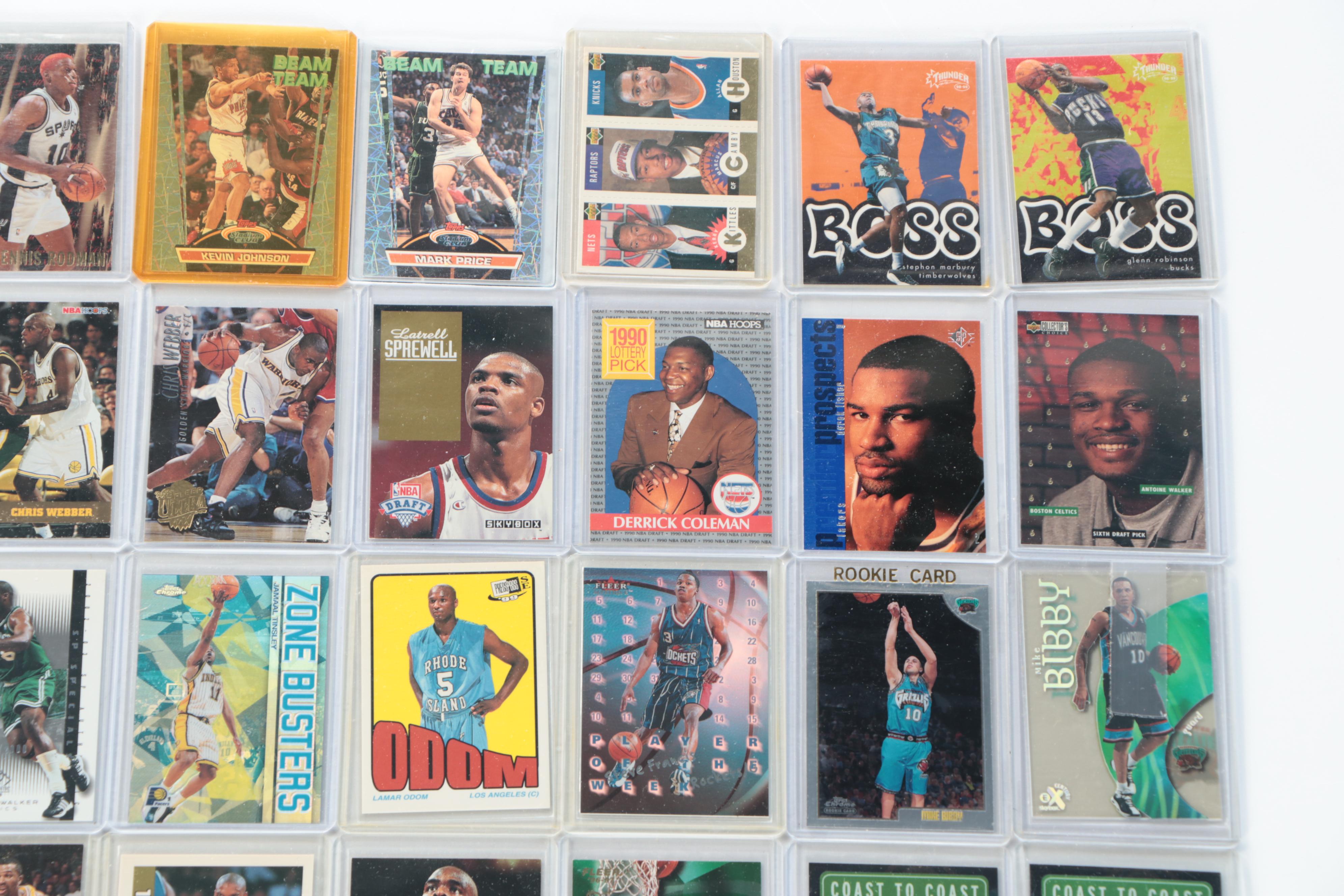 300+ Basketball Cards with Shaq, McGrady, Jordan, Pippen, Rodman, Magic ...