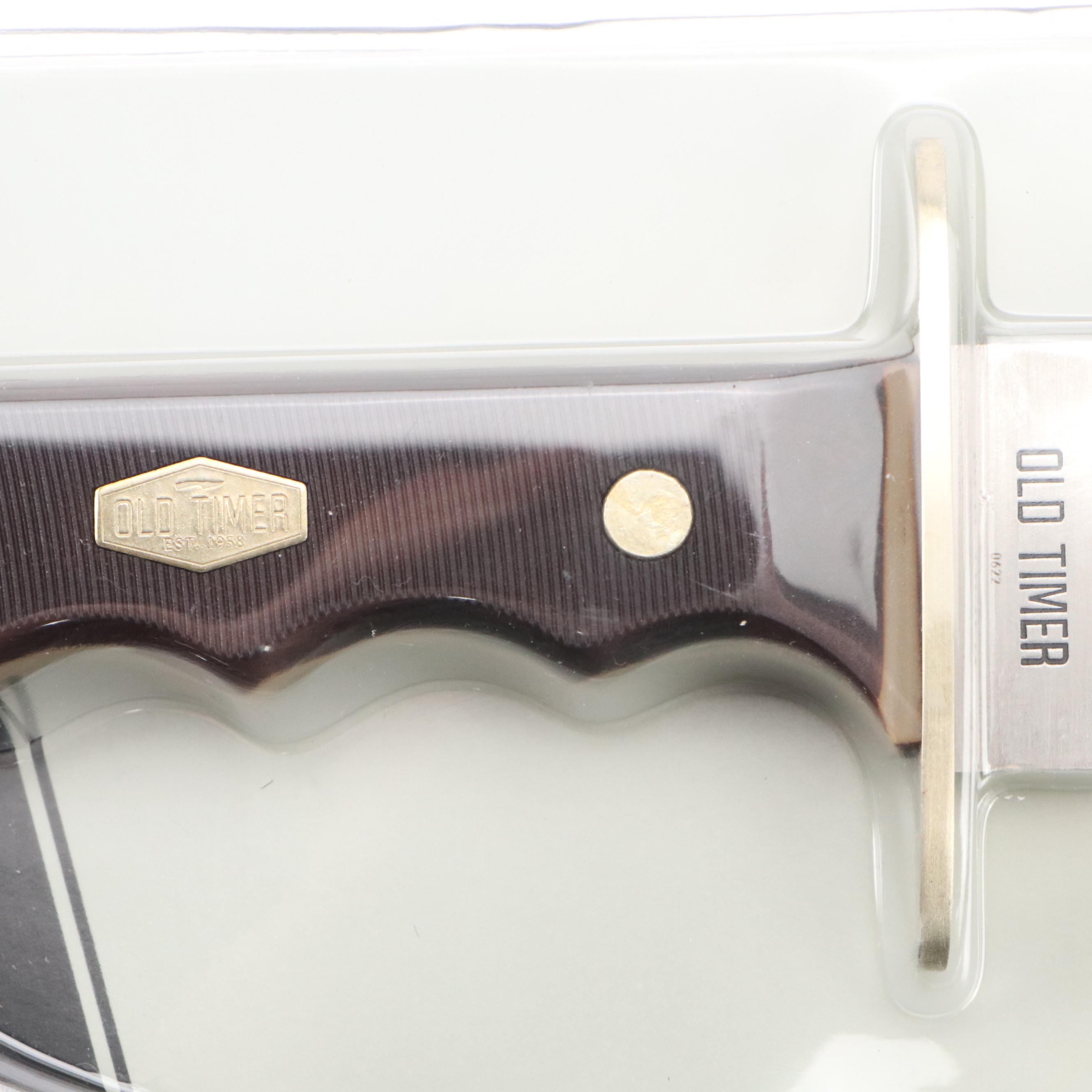 Old Timer Bowie and Folder Combo Knife Set with Patriotic Knife | EBTH