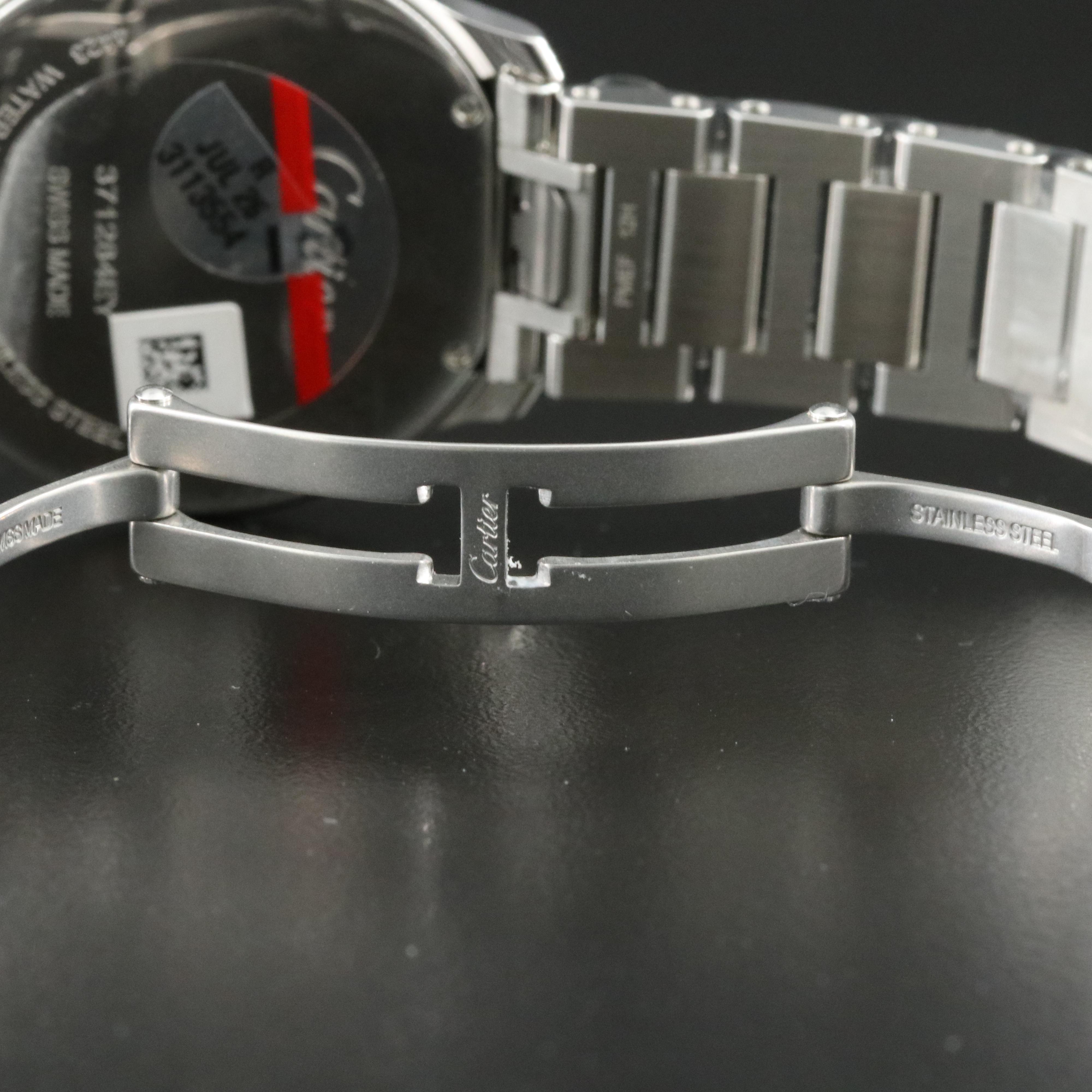 Cartier Ronde Must de Cartier 4423 Silver 36mm Steel Quartz Watch ...