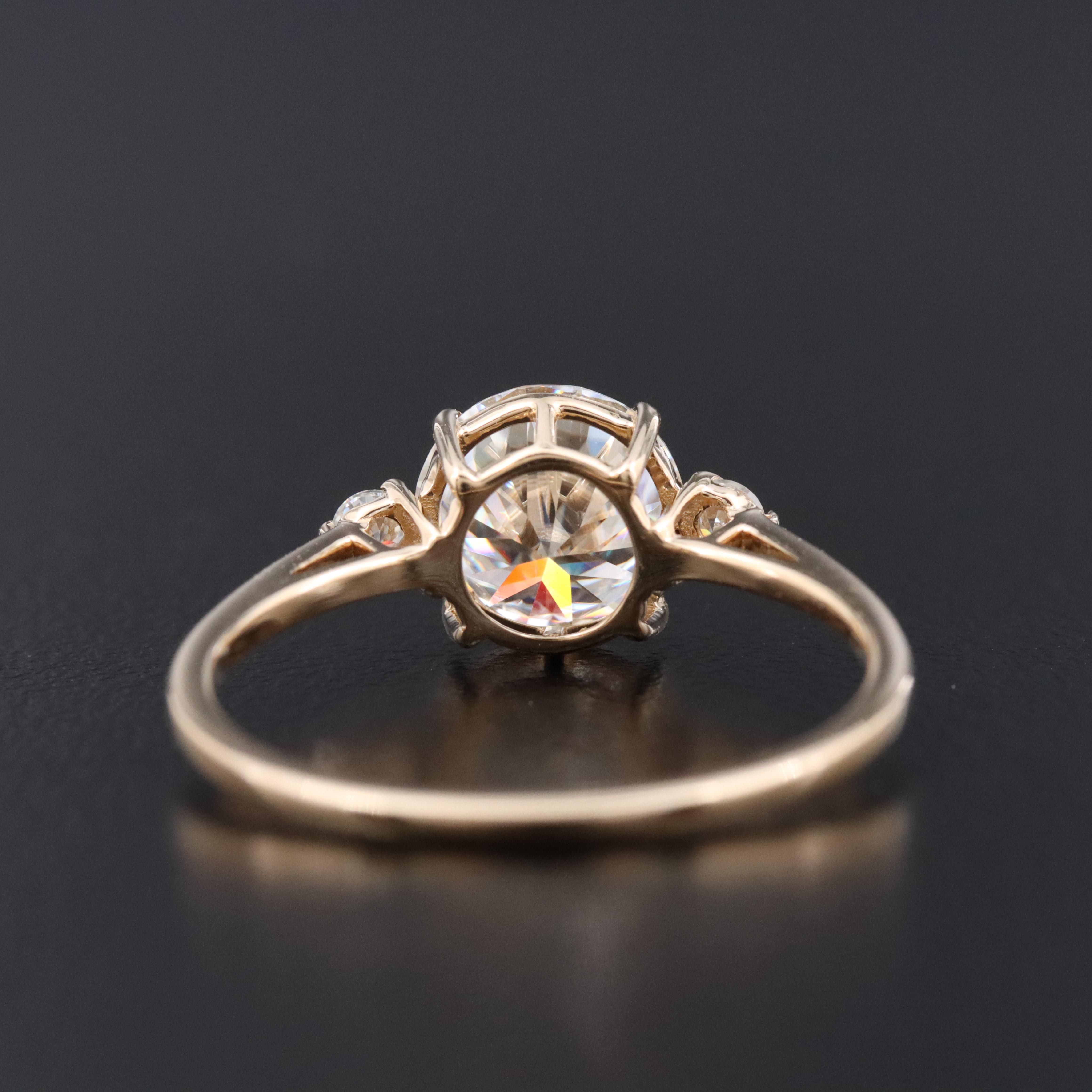 14K Moissanite Ring | EBTH