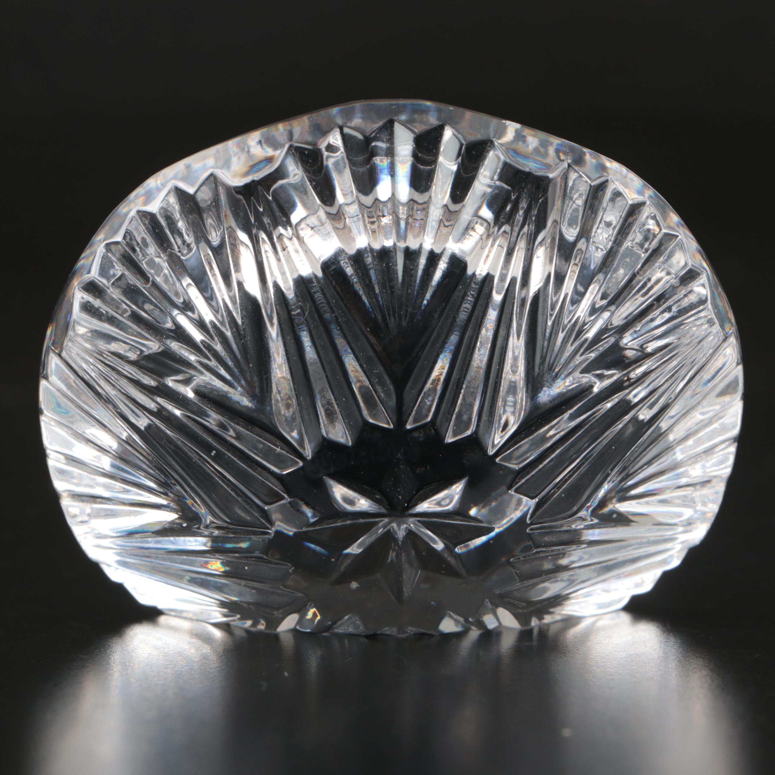 Swarovski Crystal Train with Waterford Crystal Desk Clock and Other ...