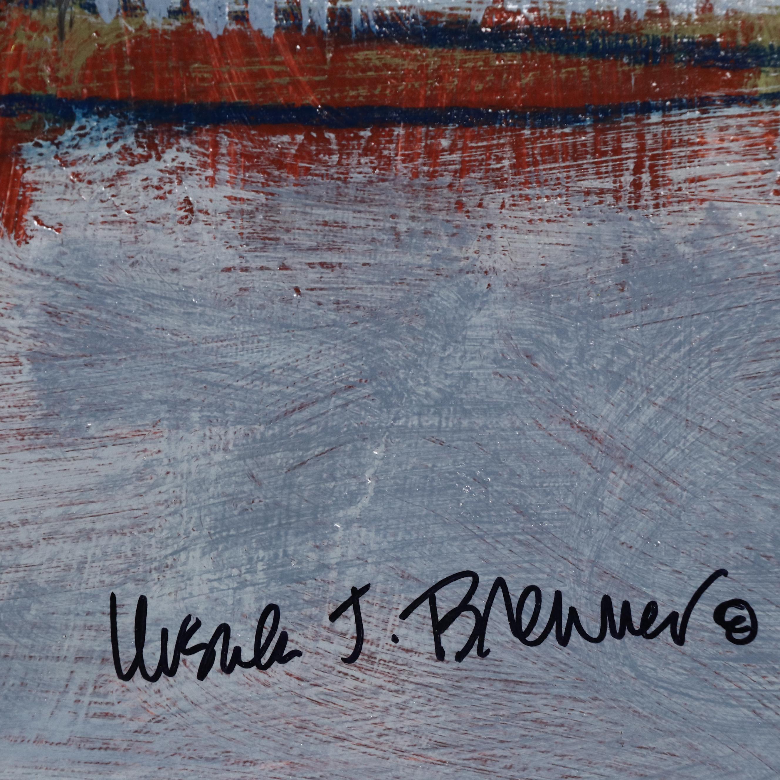 Ursula J. Brenner Abstract Mixed Media Painting, 21st Century | EBTH