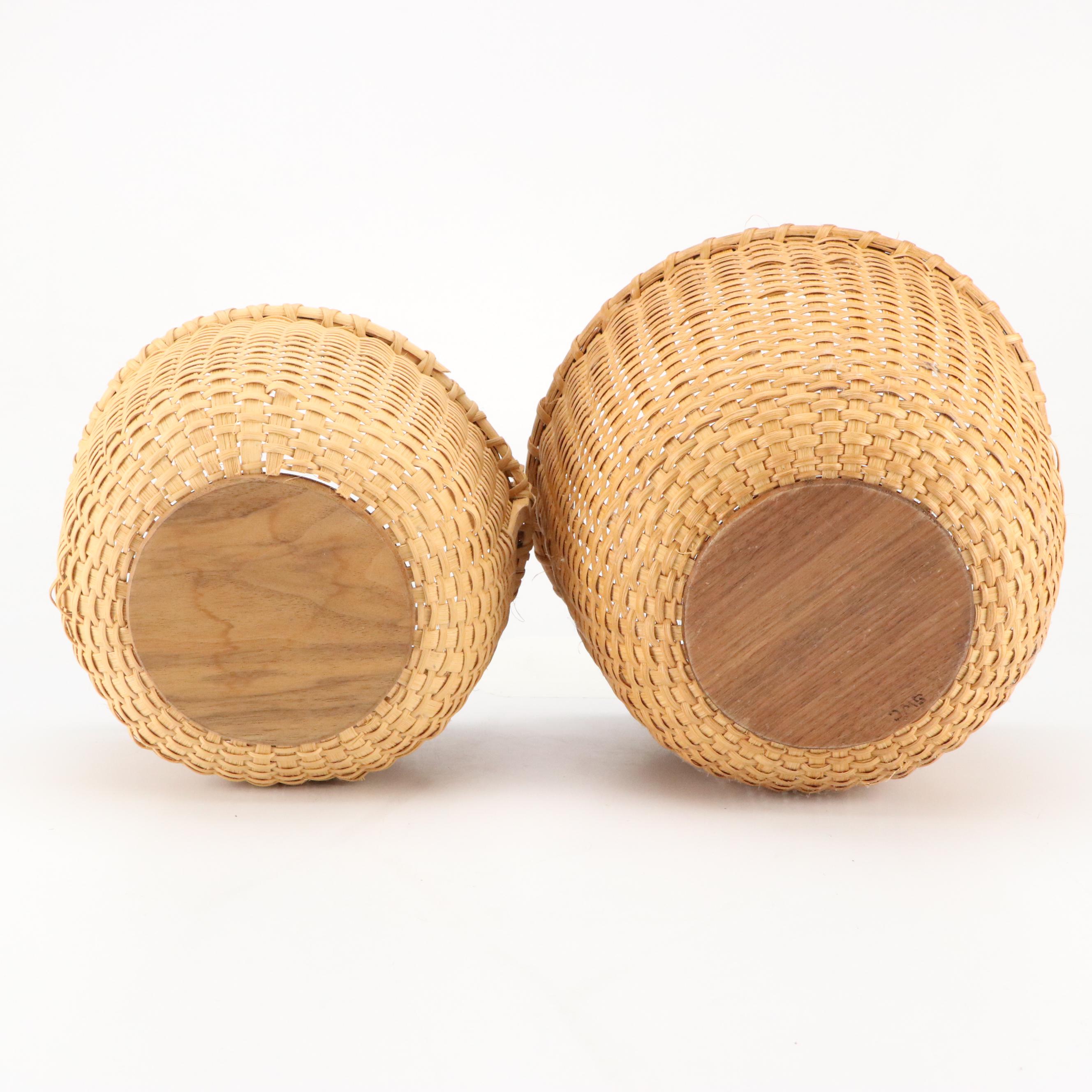 Dale Wade Signed Nantucket Basket and Other Artisan Handcrafted Baskets ...