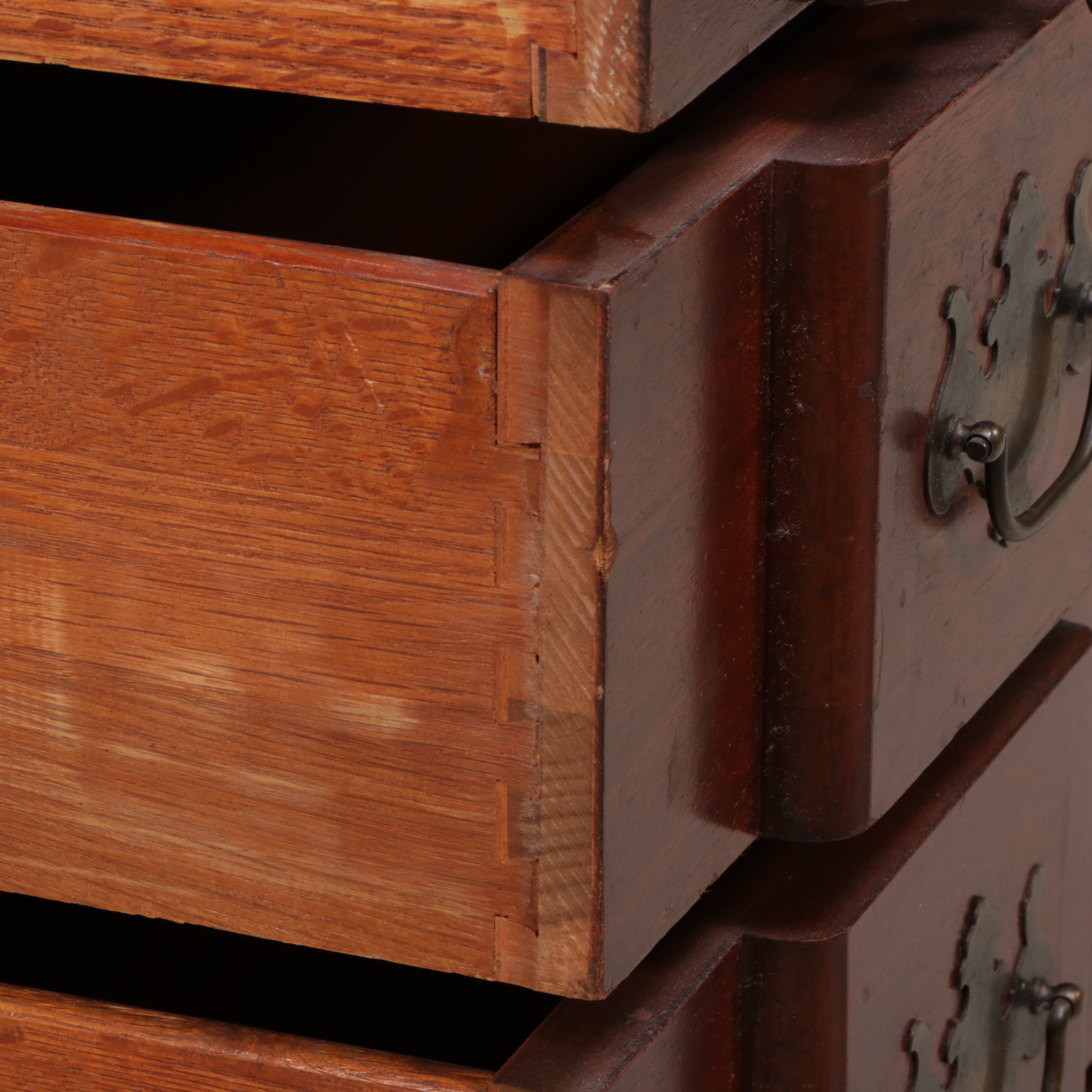Chippendale Style Mahogany Chest of Drawers with Pull-Out Writing Surface | EBTH