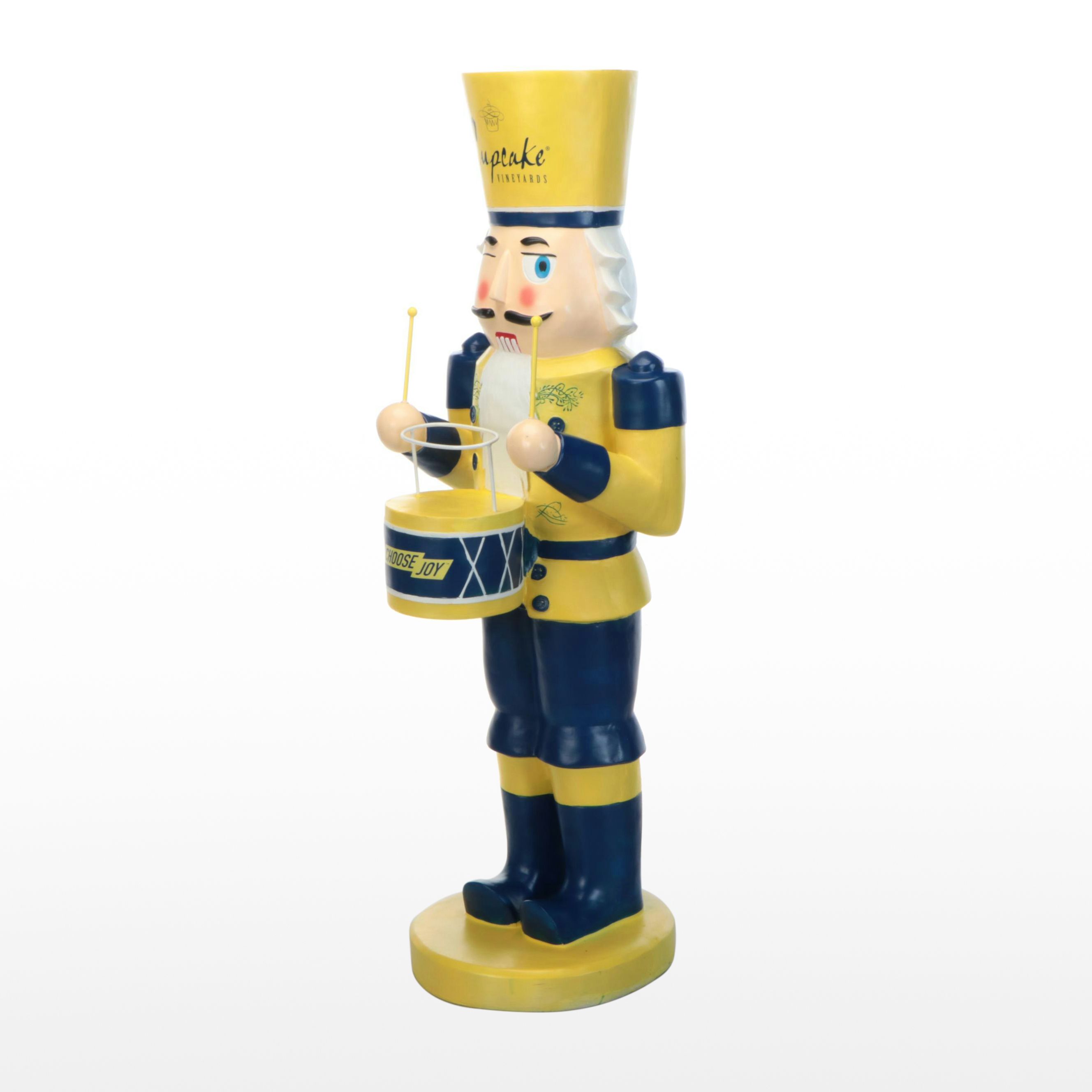 60" Paint Decorated Nutcracker for Cupcake Vineyards | EBTH