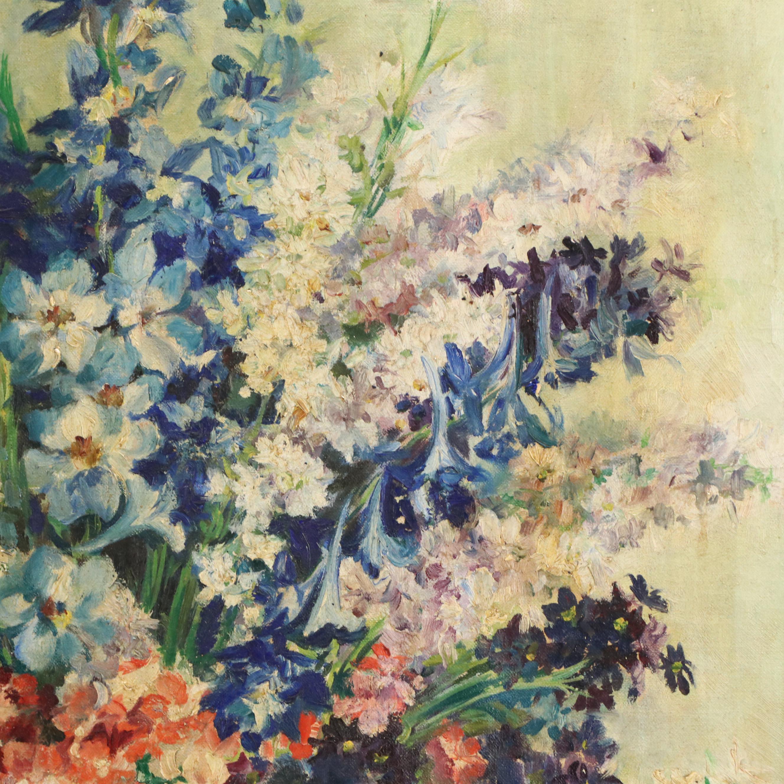 Marthe Wilson Weathersbee Floral Still Life Oil Painting, 1938 | EBTH