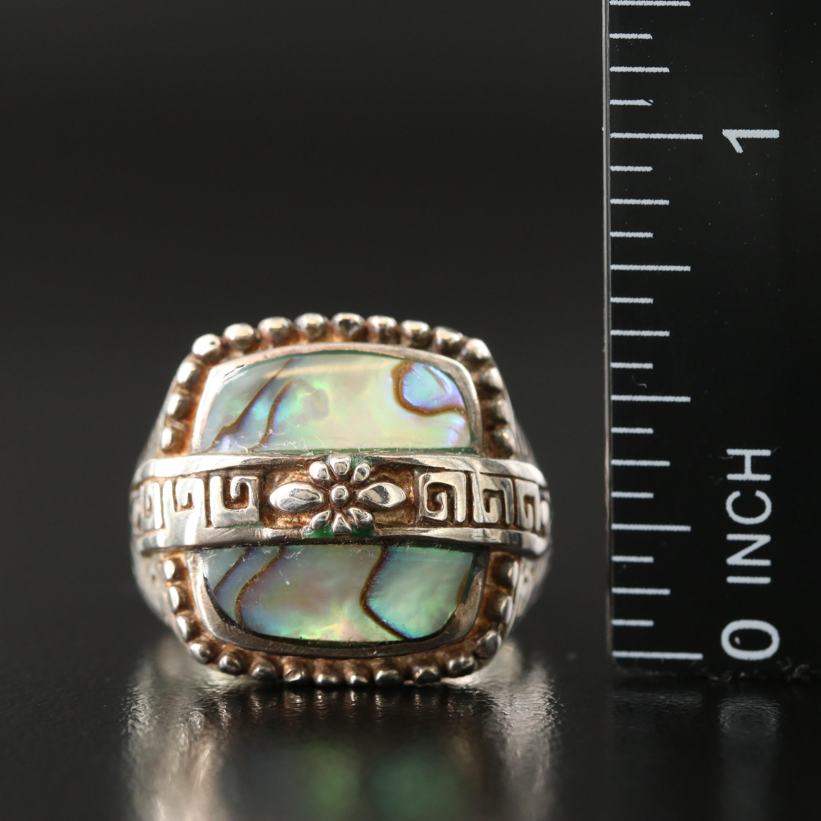 Sterling Abalone Ring | EBTH