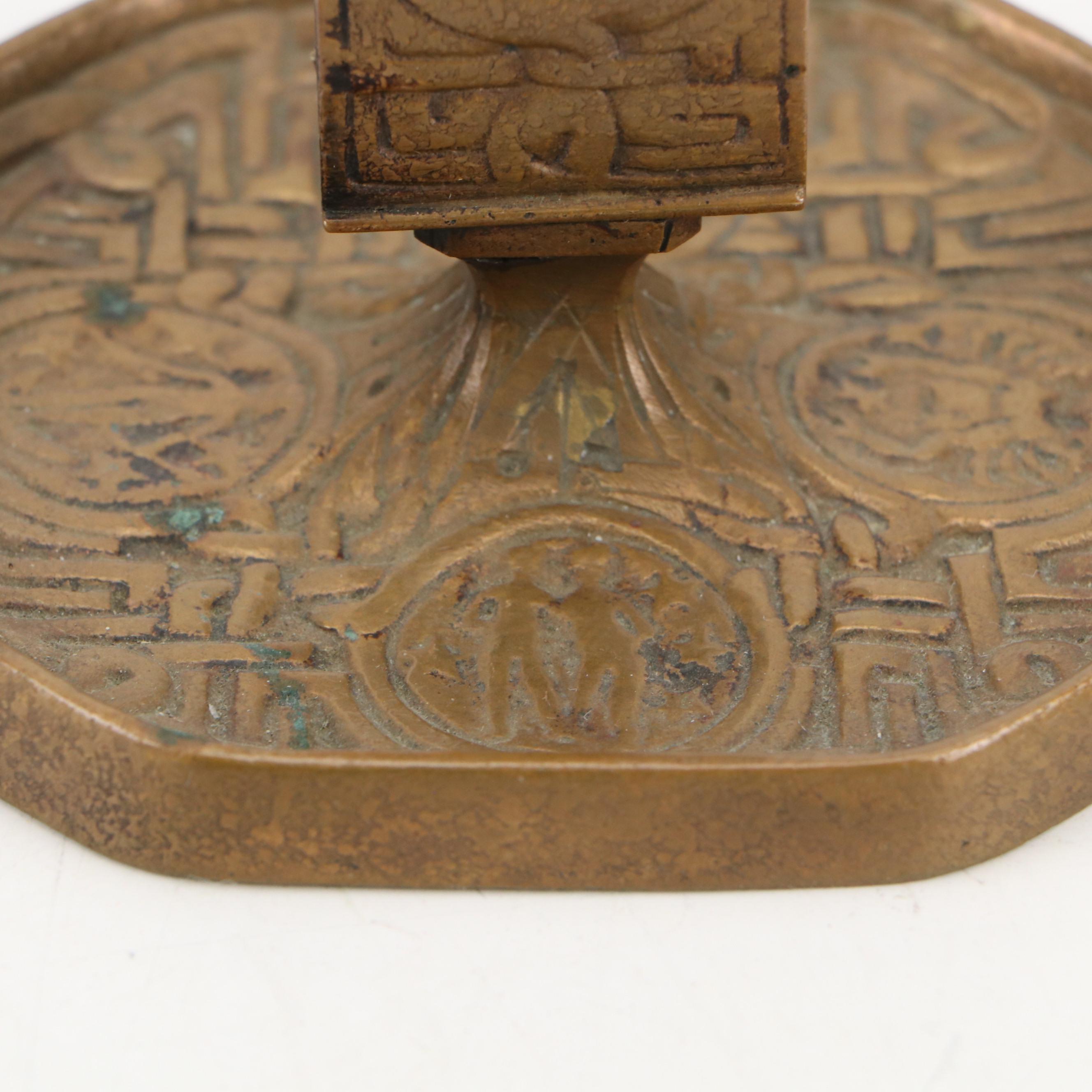 Tiffany Studios Bronze Zodiac Matchbox Holder | EBTH