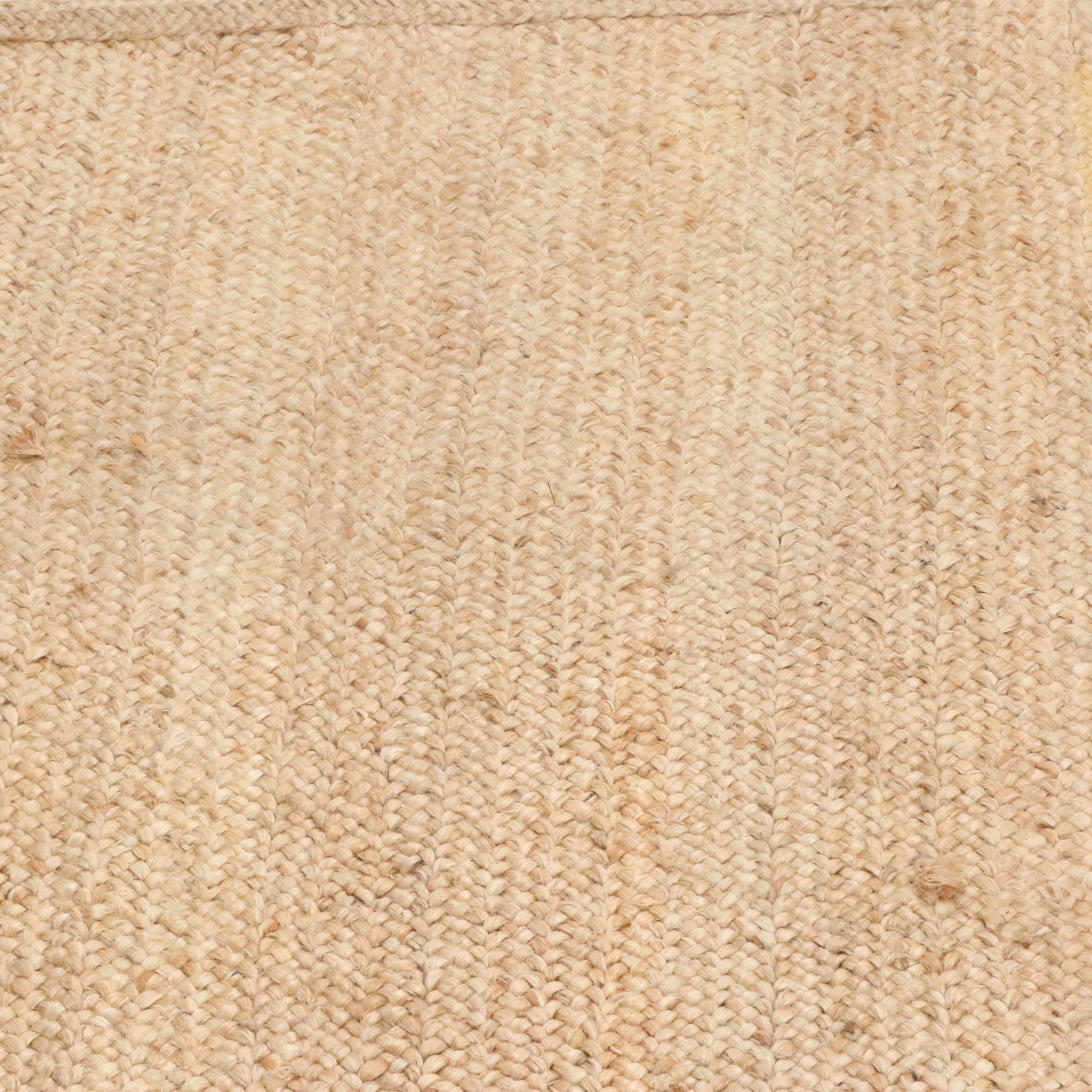 9' x 12'1 Handmade Braided Jute Room Sized Rug | EBTH