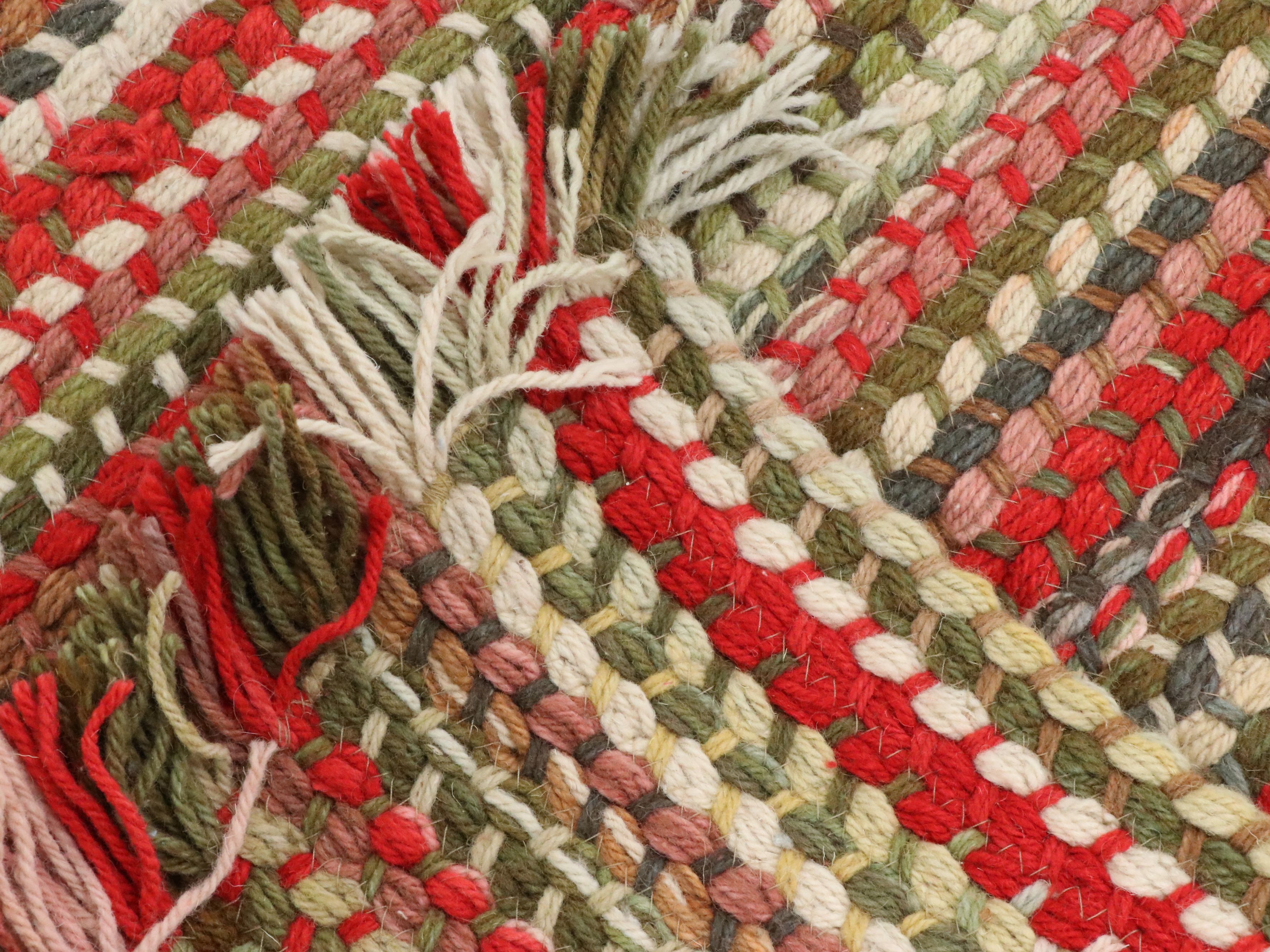 11'11 x 17'2 Mixed Technique Braided Wool Room-Sized Rug | EBTH