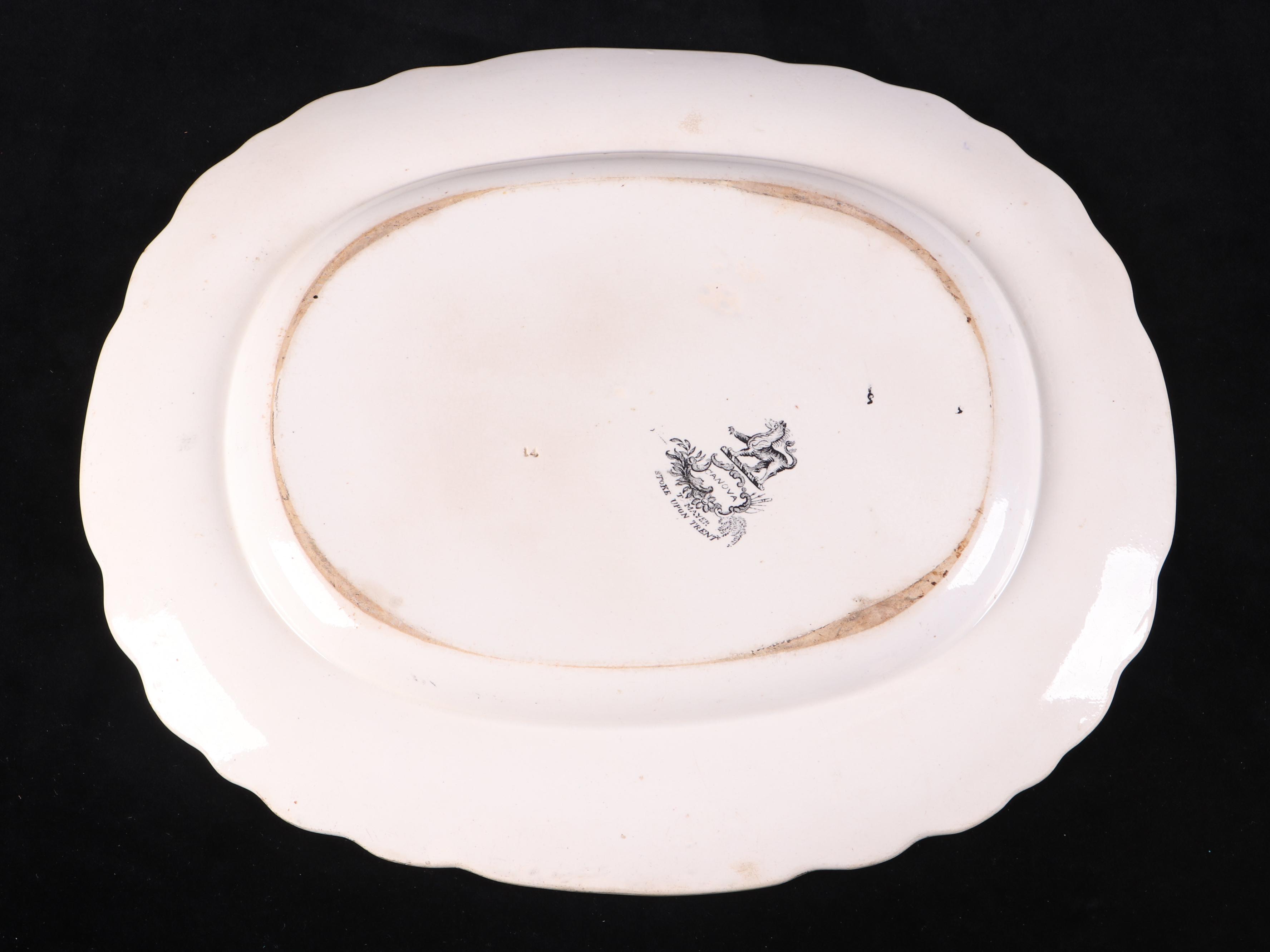 T. Mayer "Canova" Platter with Clews American Market Black Transferware ...