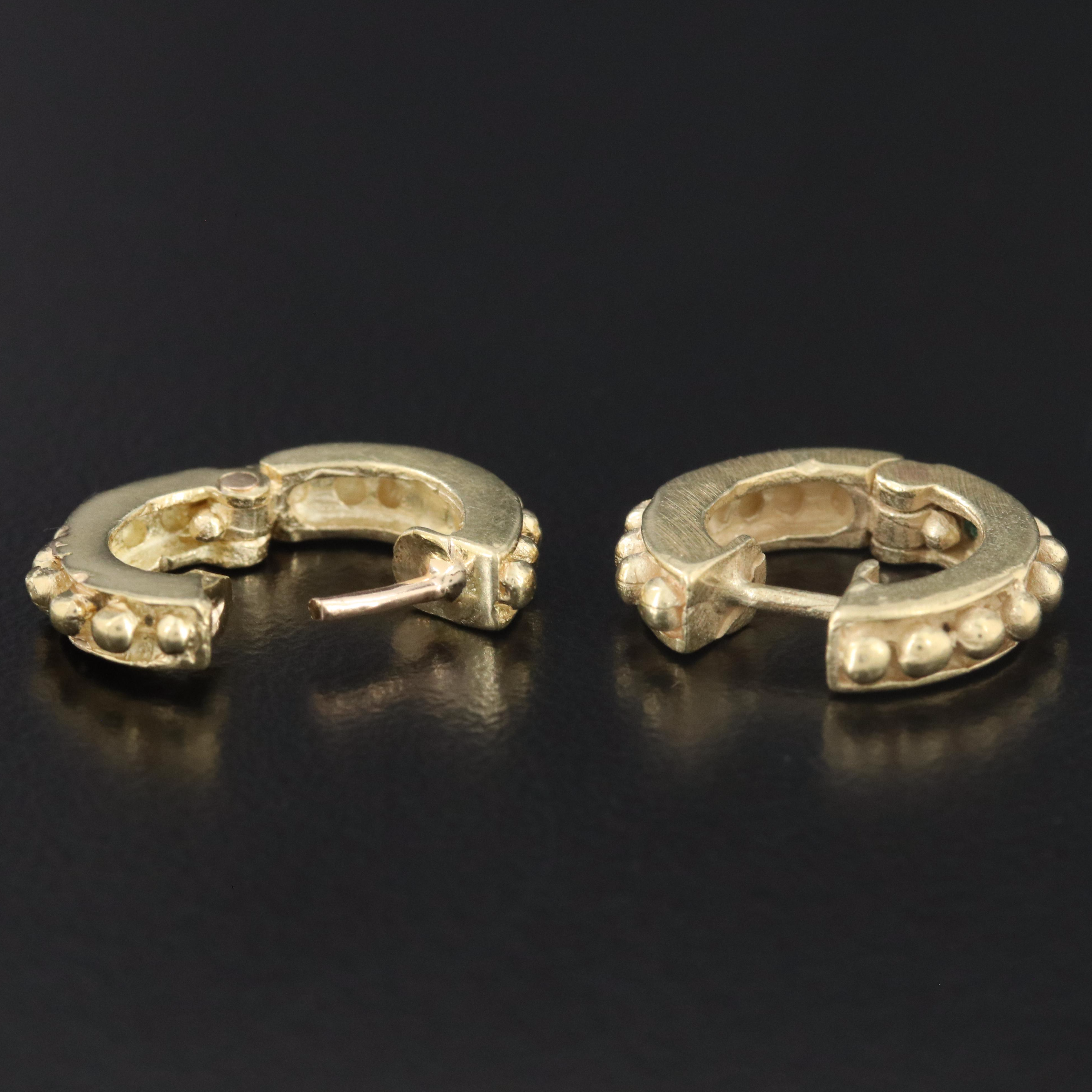 14K Huggie Hoops | EBTH