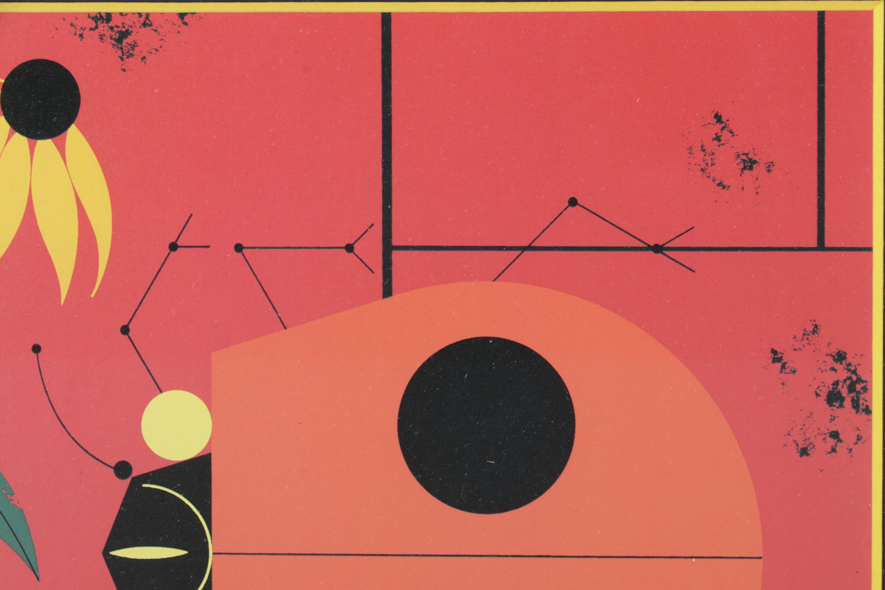 Offset Lithograph After Charley Harper "Bug That Bugs Nobody (Red Bug ...