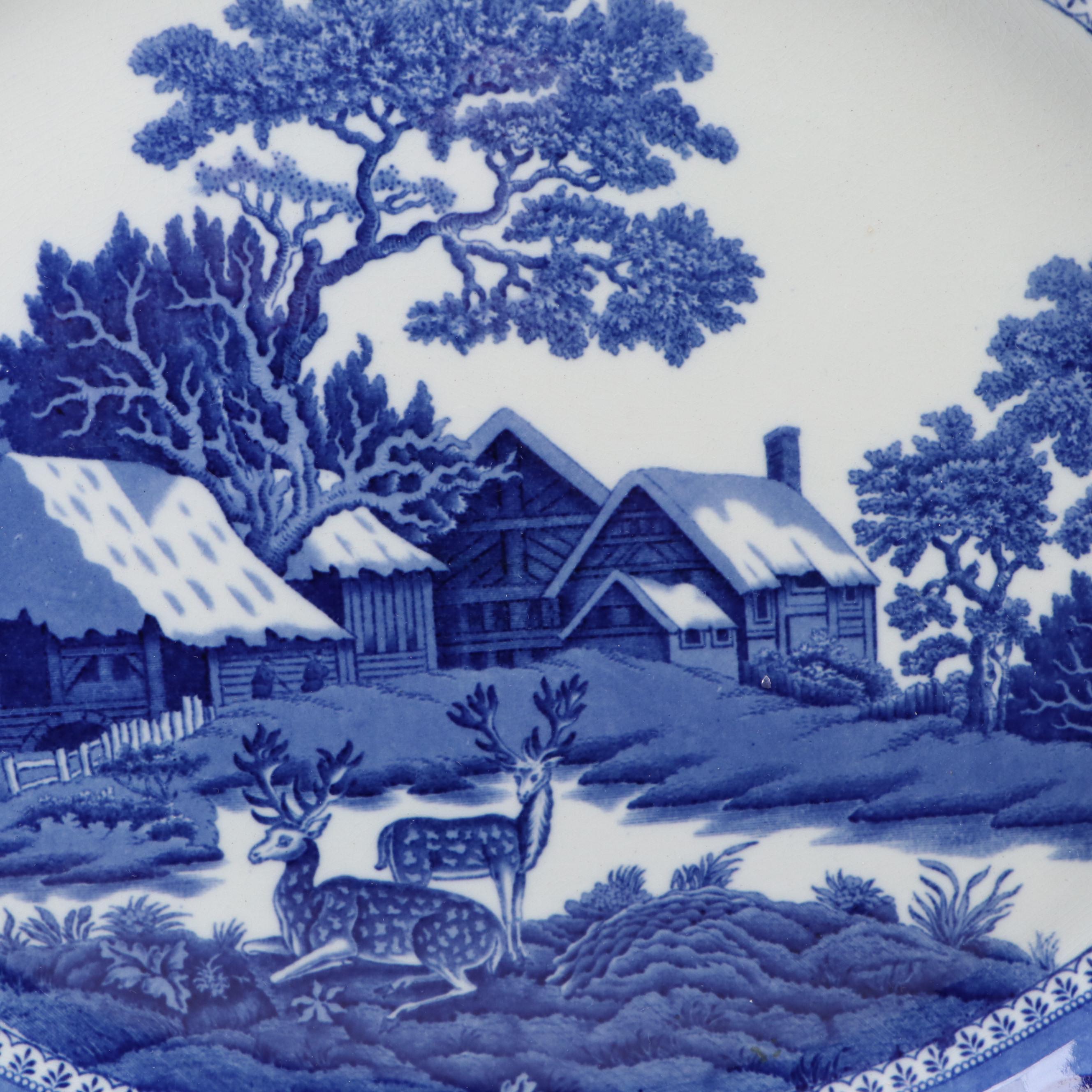 Wedgwood "Fallow Deer" Silver Luster with Other Tableware and Serving ...