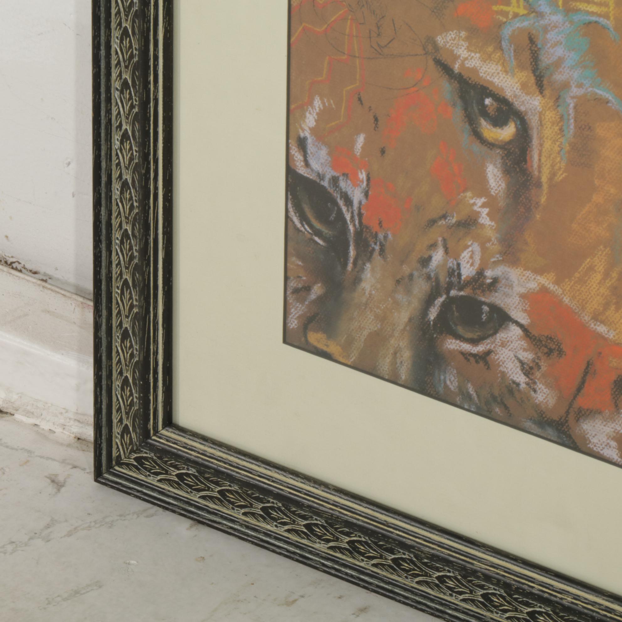 Justin Dancing Hawk "Eyes of the Beholder" Offset Lithograph Print ...