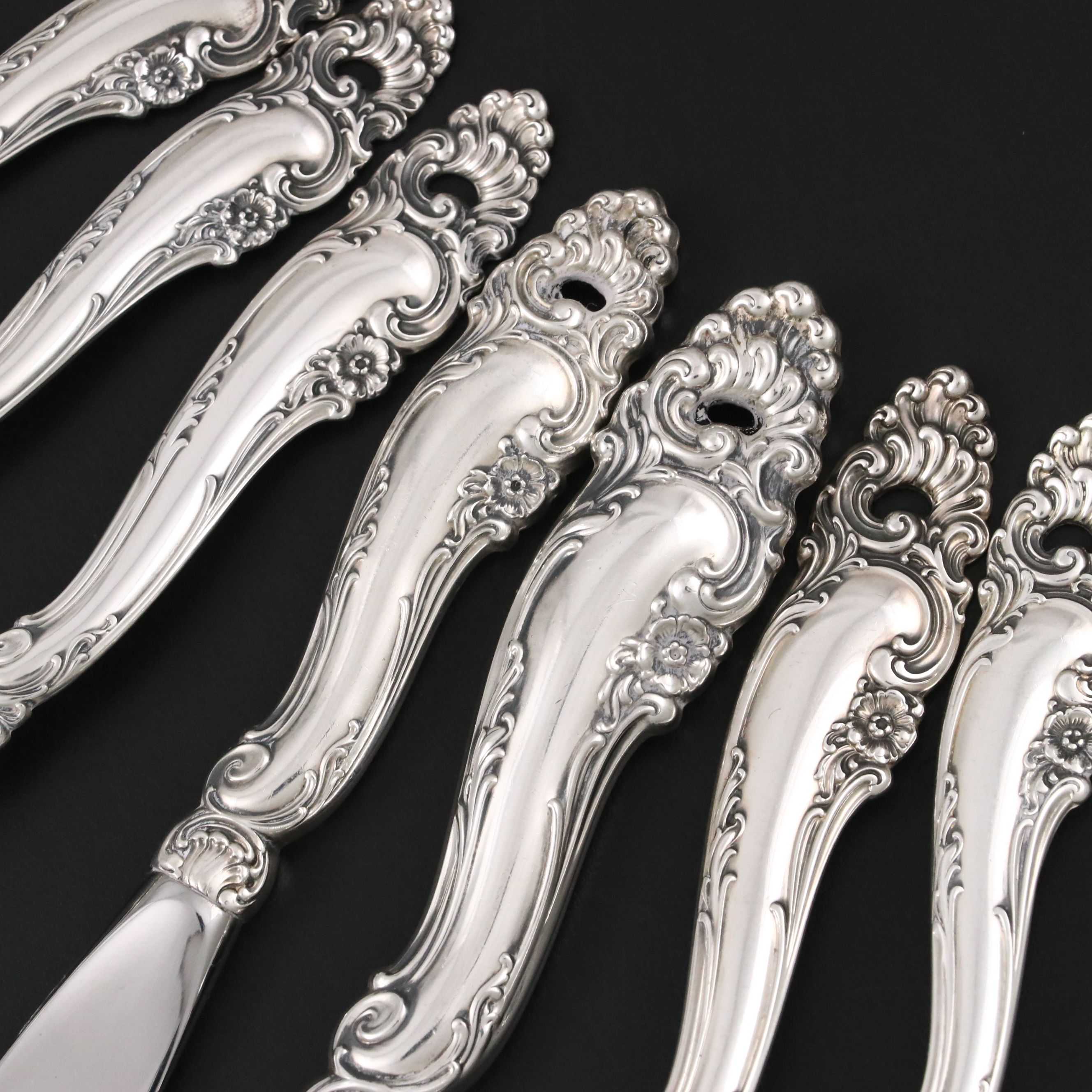 Gorham Sterling Silver "Decor" Flatware and Serving Utensils, 1953–1991 ...