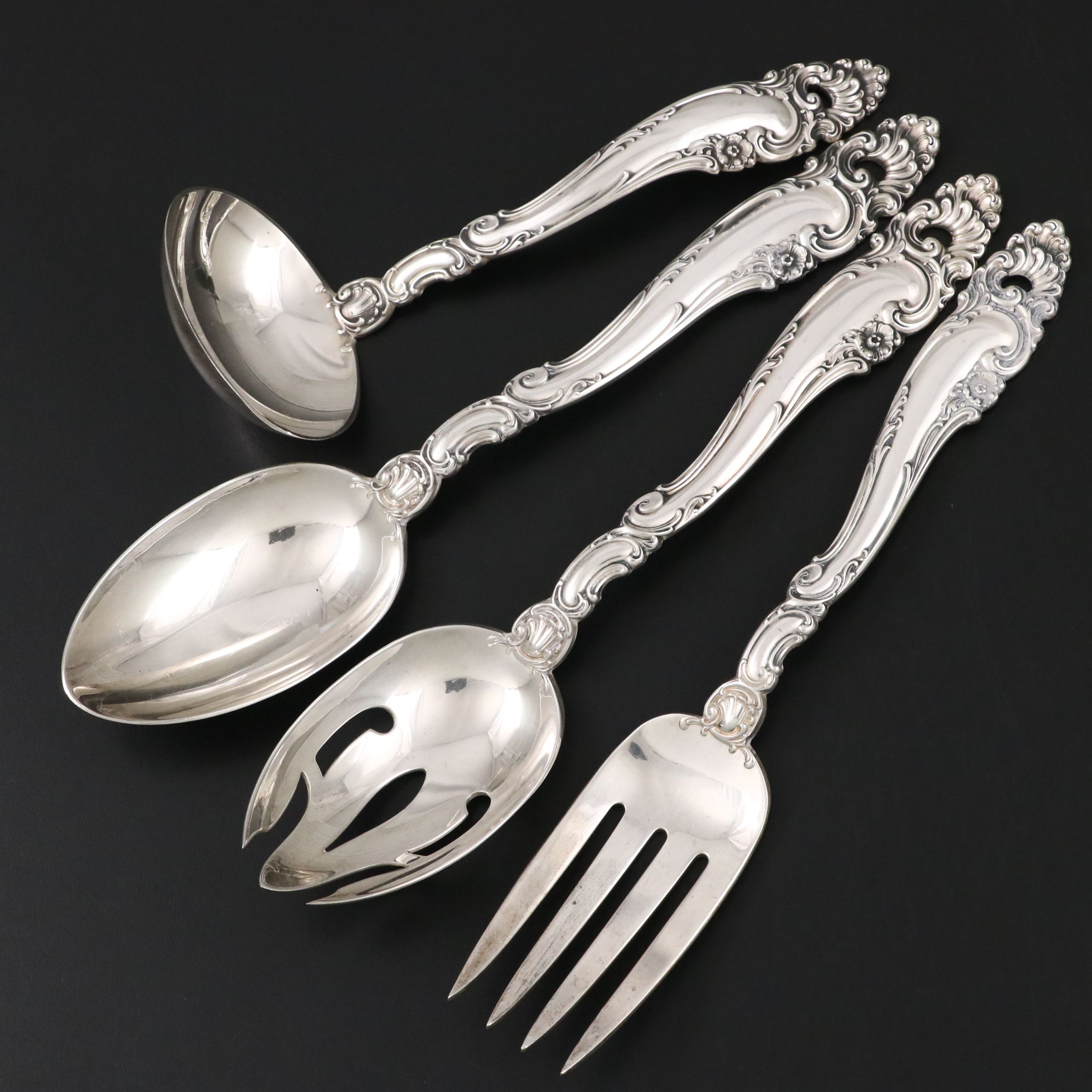 Gorham Sterling Silver "Decor" Flatware and Serving Utensils, 1953–1991 ...