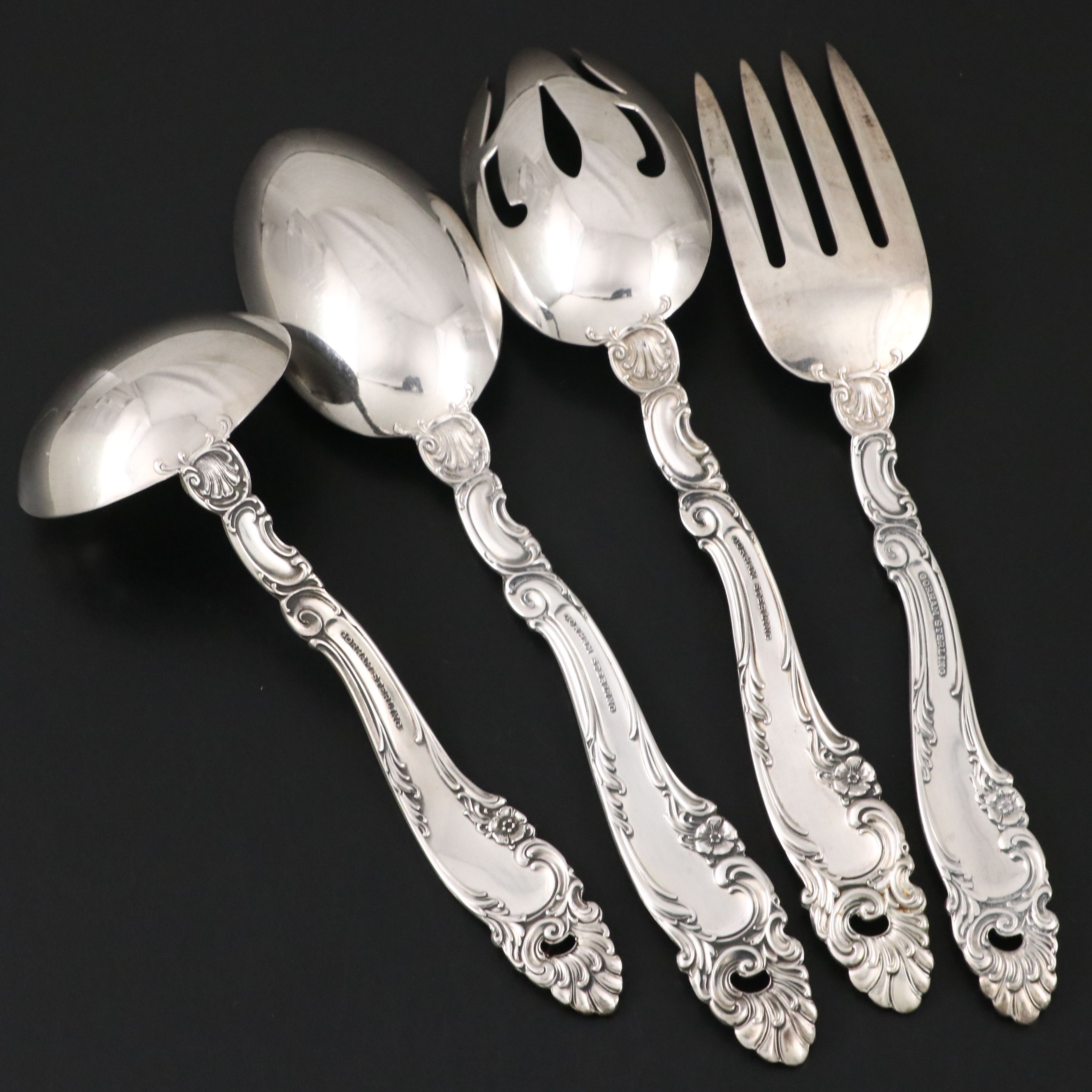 Gorham Sterling Silver "Decor" Flatware and Serving Utensils, 1953–1991 ...