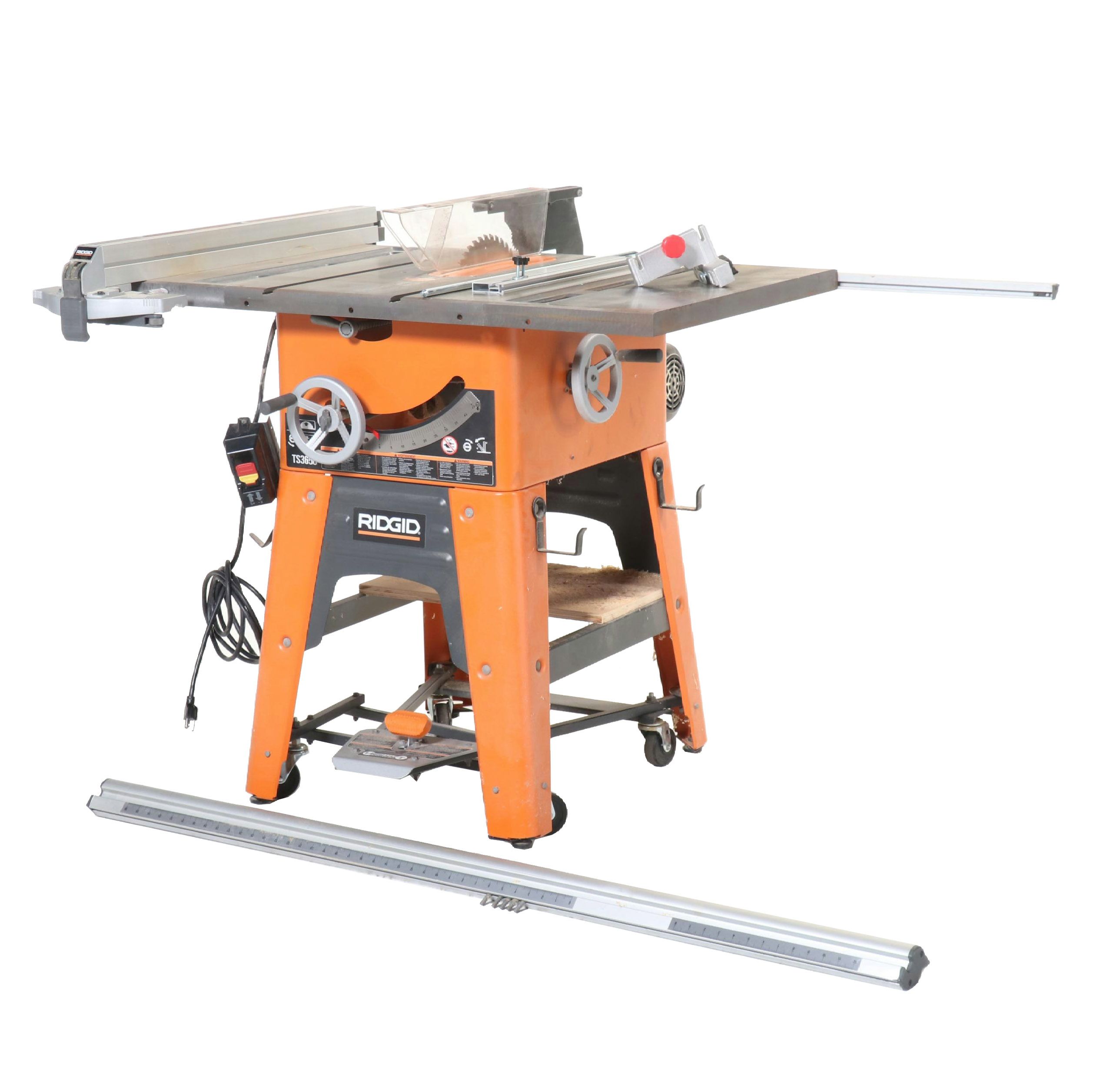 RIDGID TS3650 Table Saw with Portable Cast Iron Table | EBTH