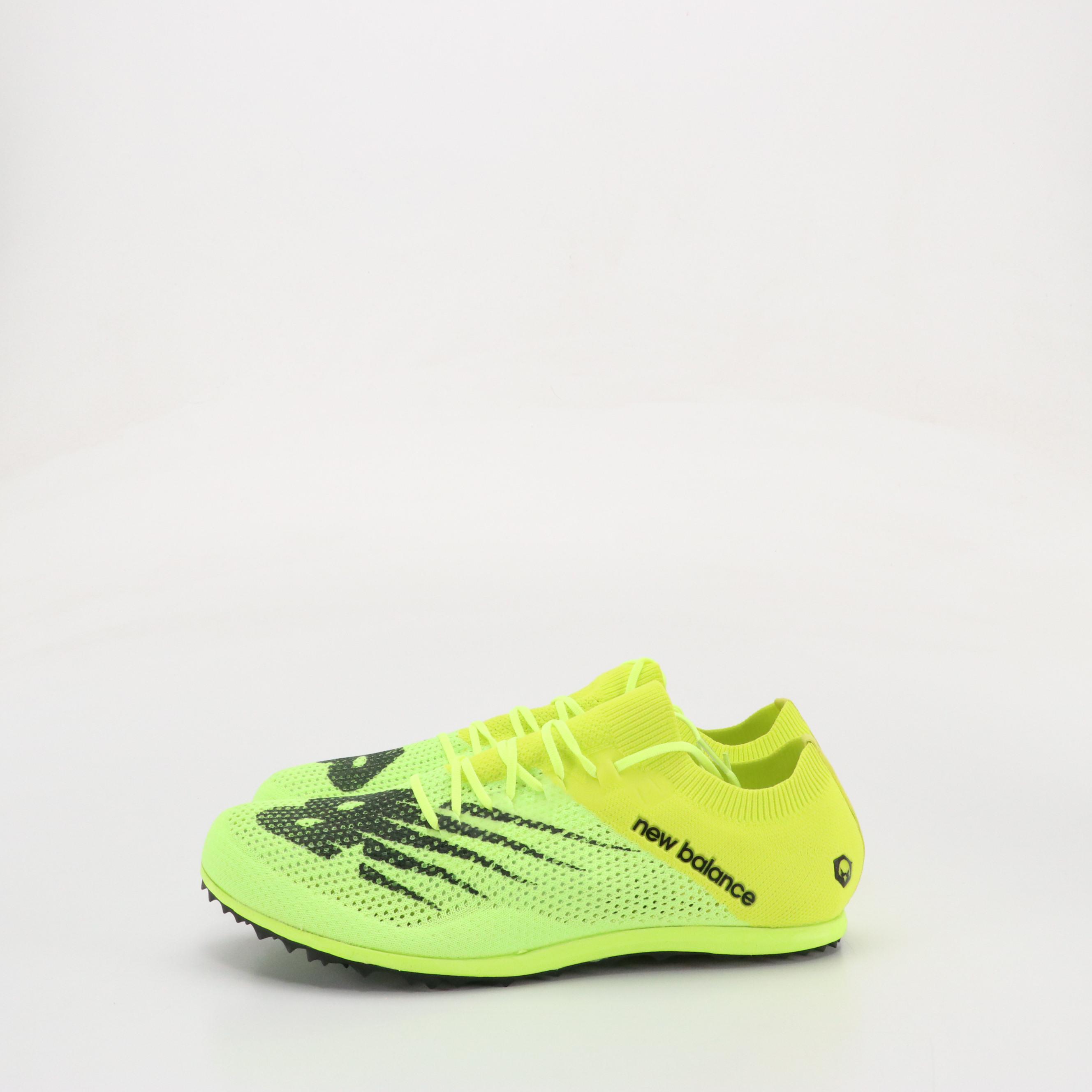 Men's New Balance LD5K V7 Spiked Racing Shoes in Neon Yellow/Black ...