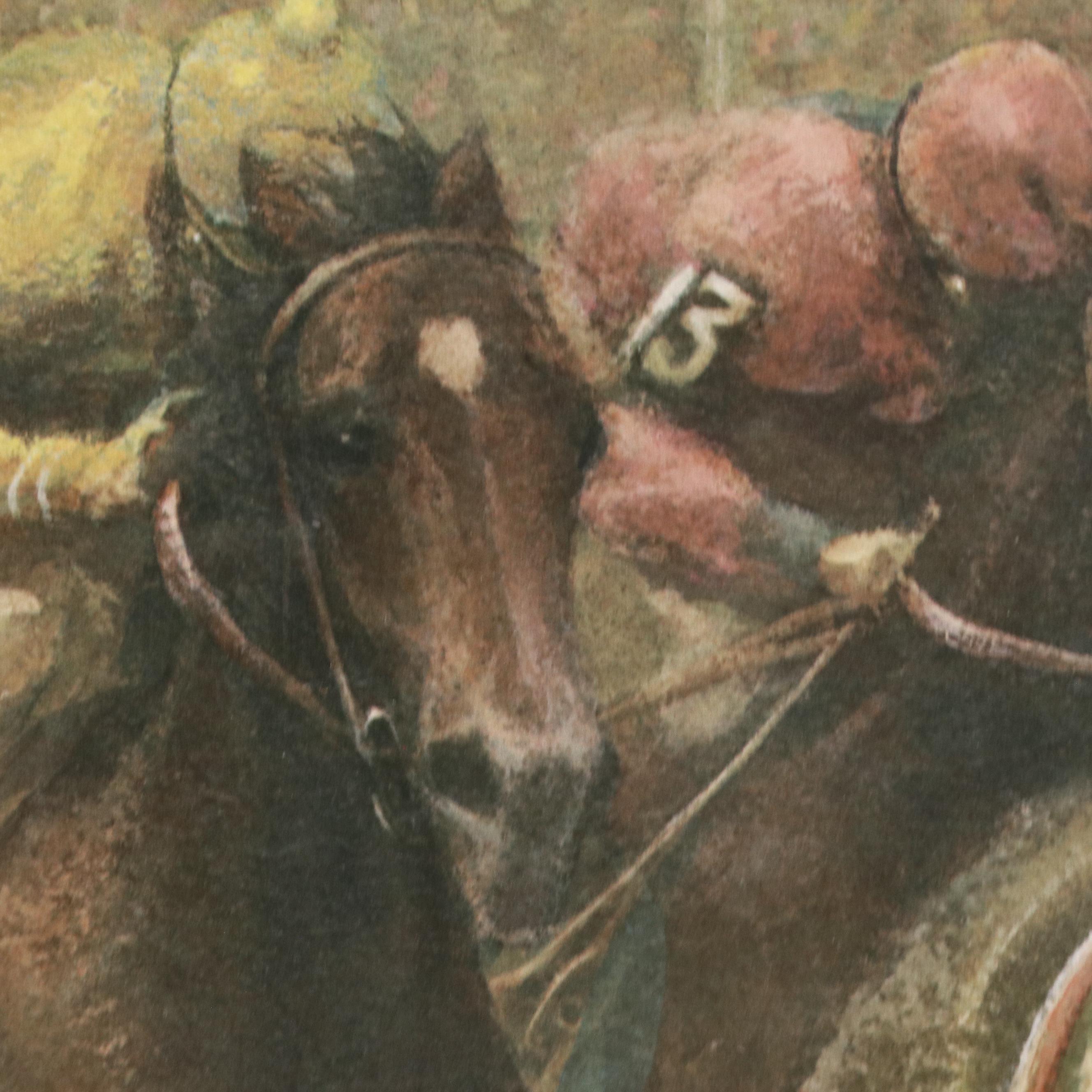 James Crow Offset Lithograph "Winning Colors" | EBTH