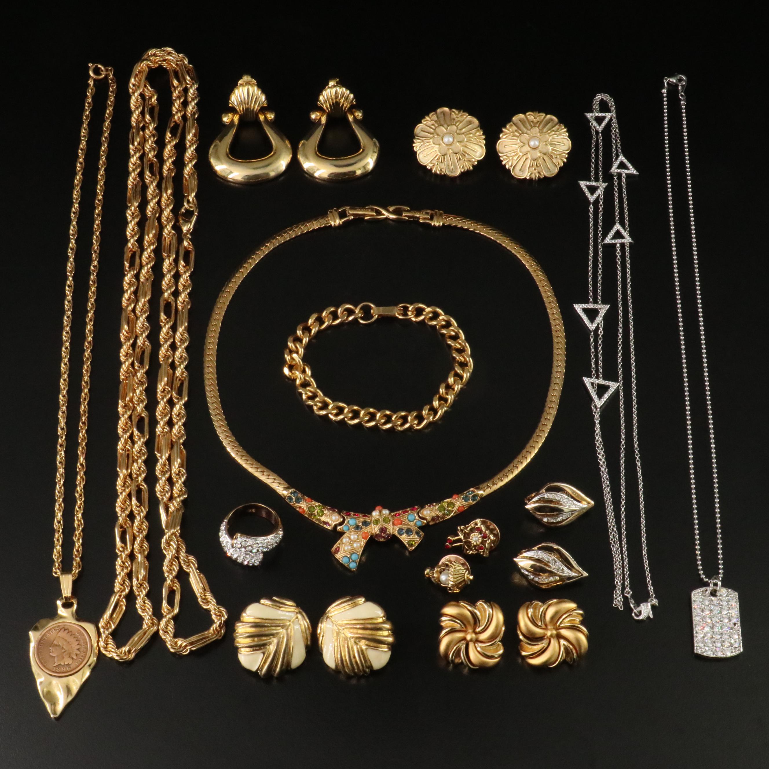 Vintage Jewelry Collection Featuring D'Orlan and Monet | EBTH