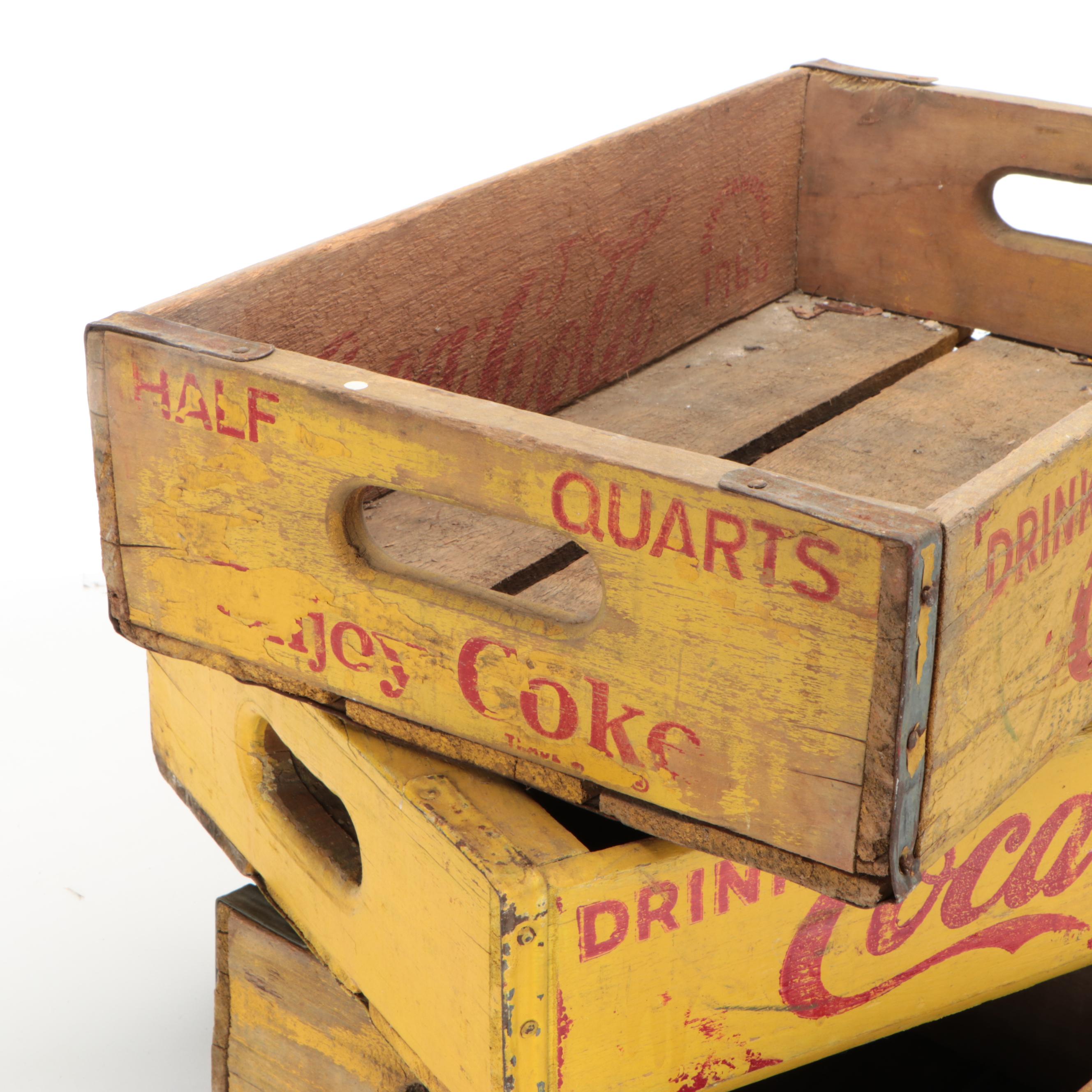 Wooden Coca-Cola Crates, 20th Century | EBTH