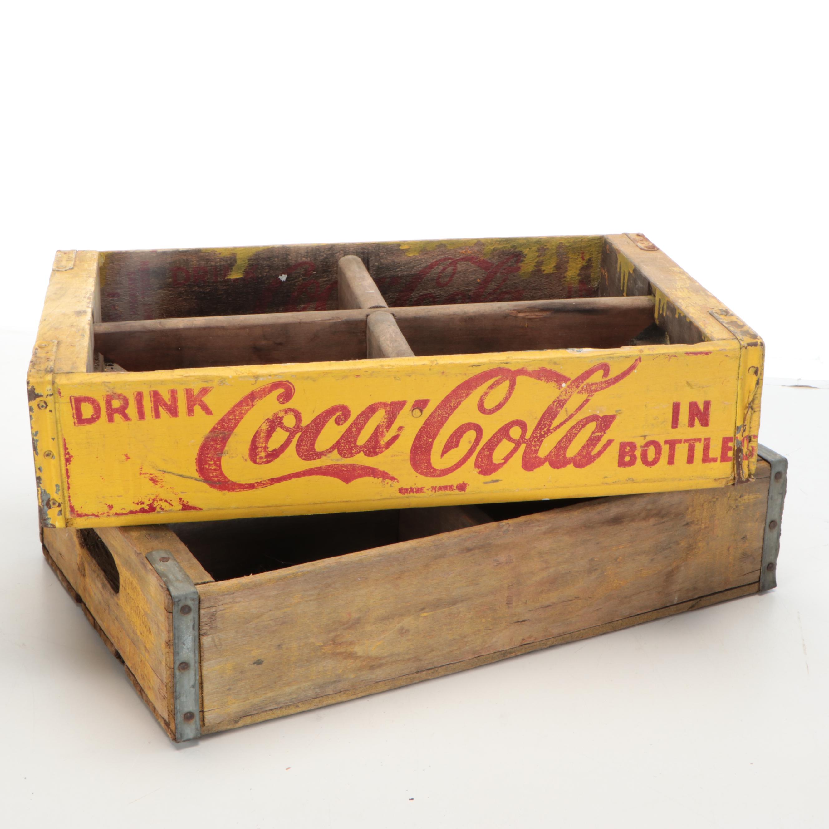 Wooden Coca-Cola Crates, 20th Century | EBTH