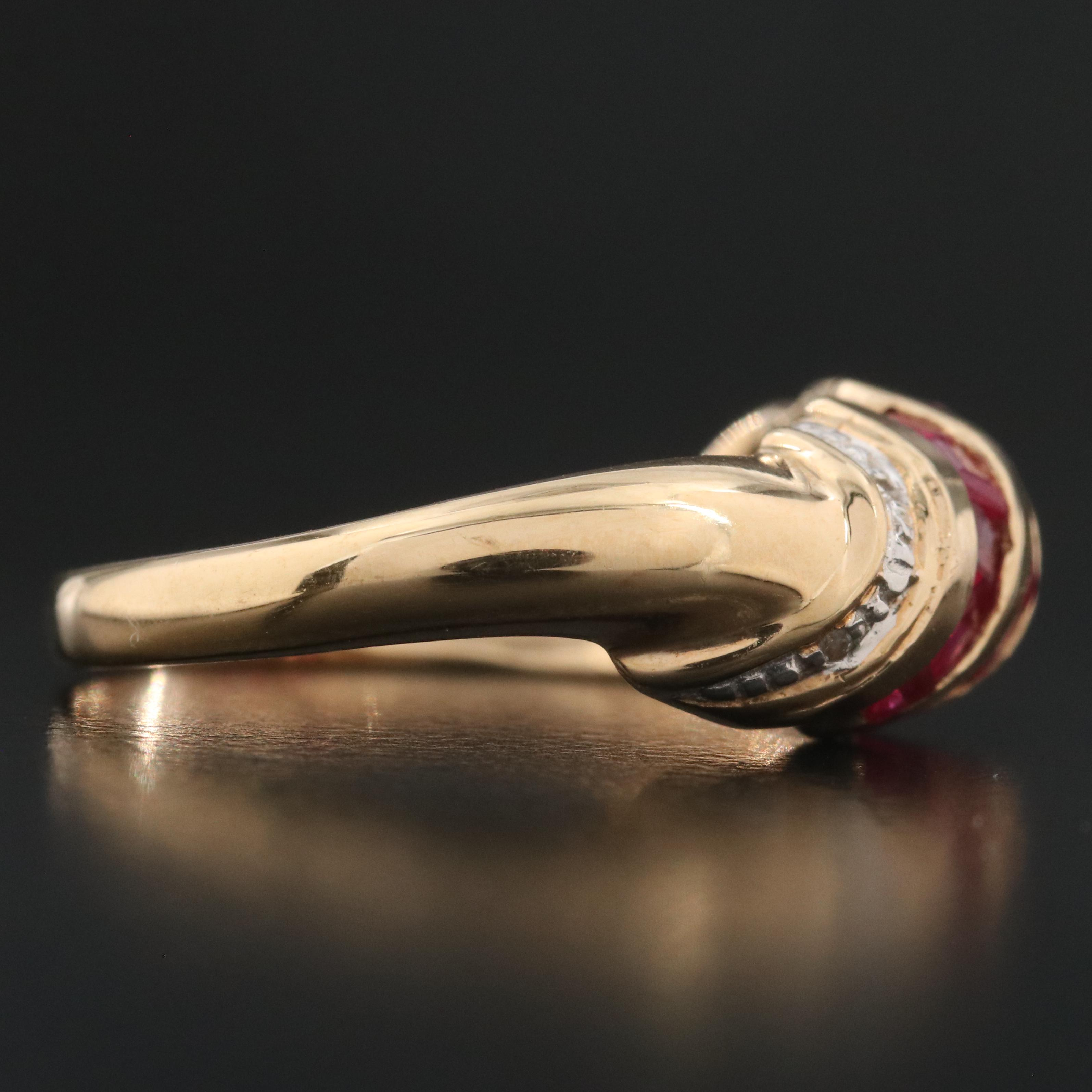 14K Ruby and Diamond Ring | EBTH