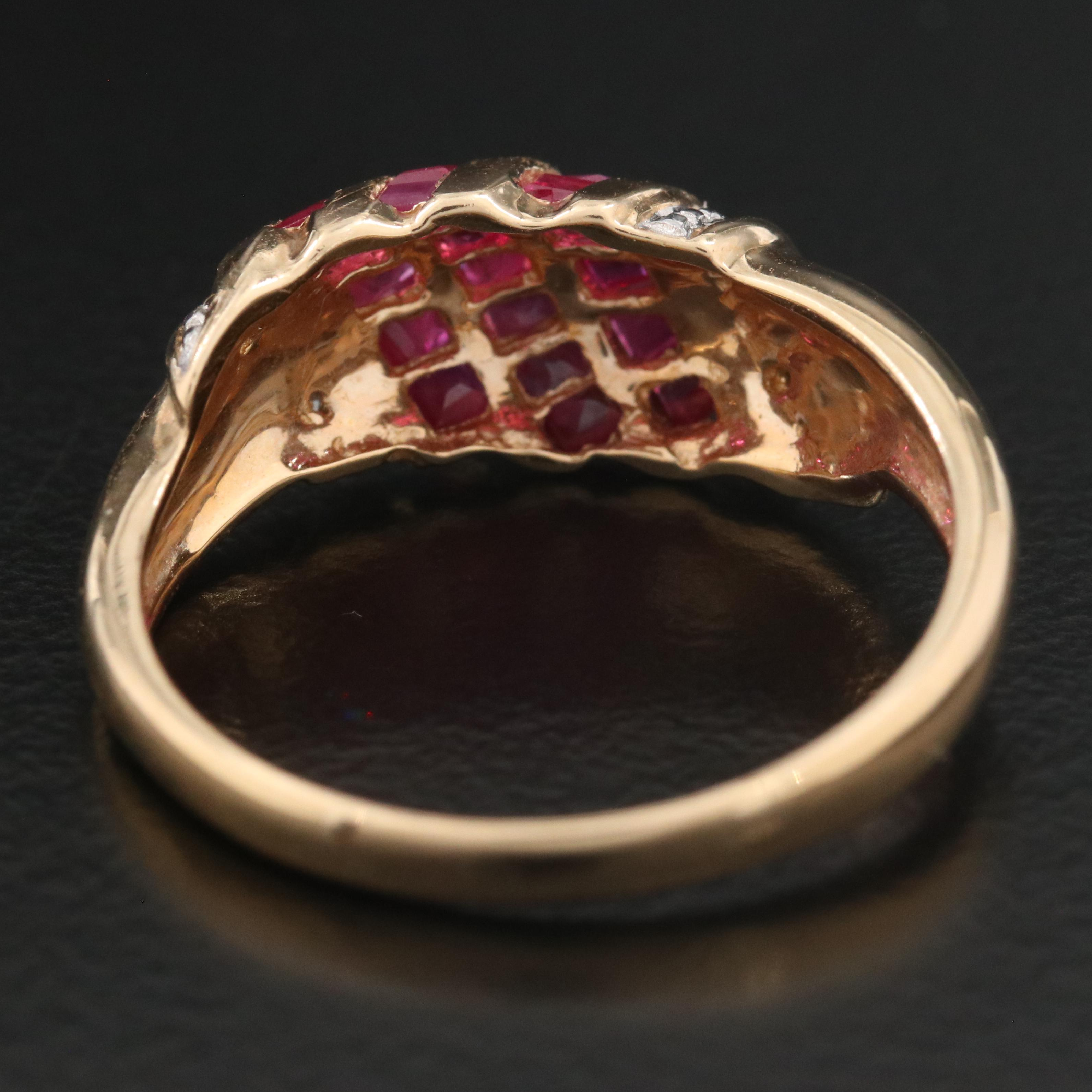 14K Ruby and Diamond Ring | EBTH