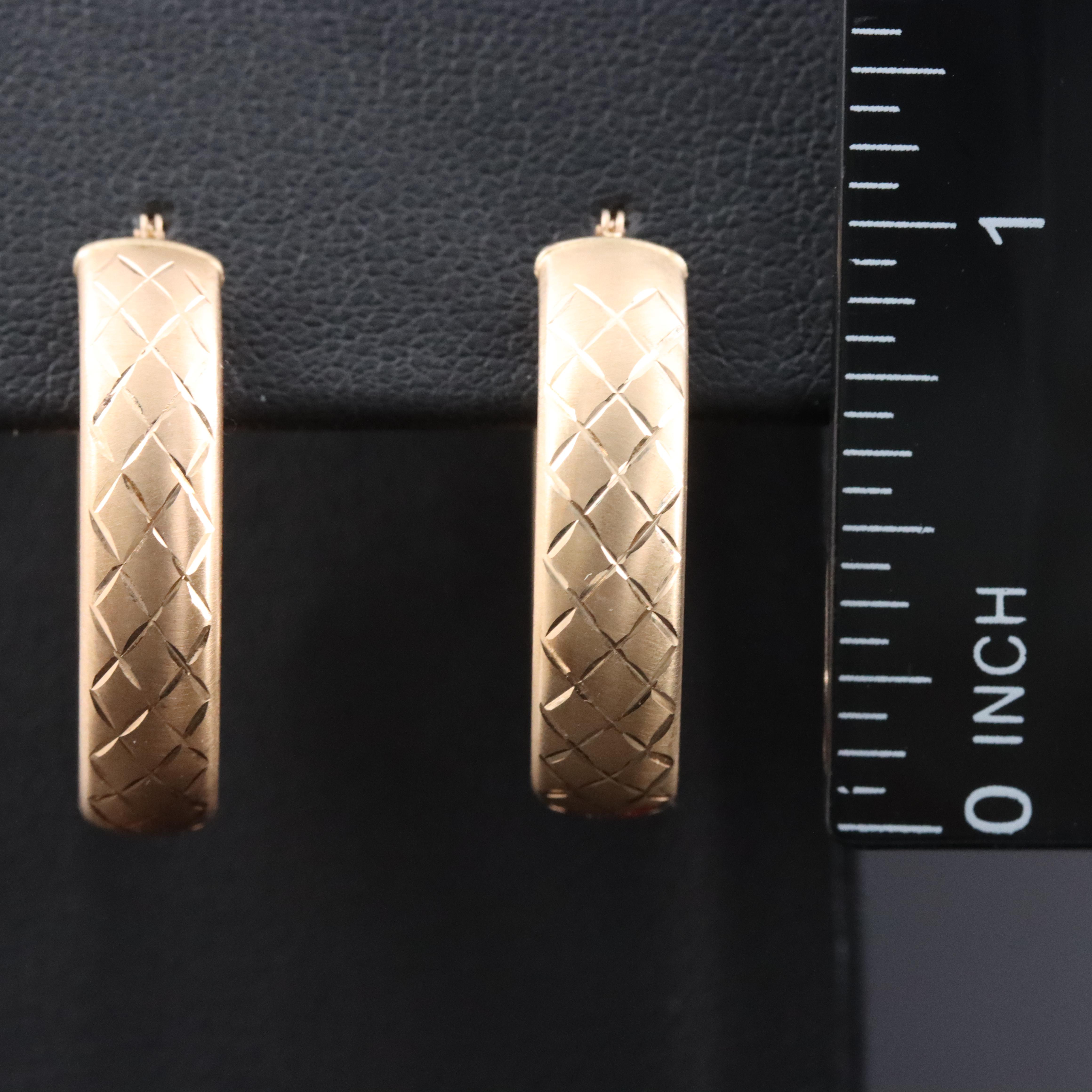 14K Hoop Earrings | EBTH