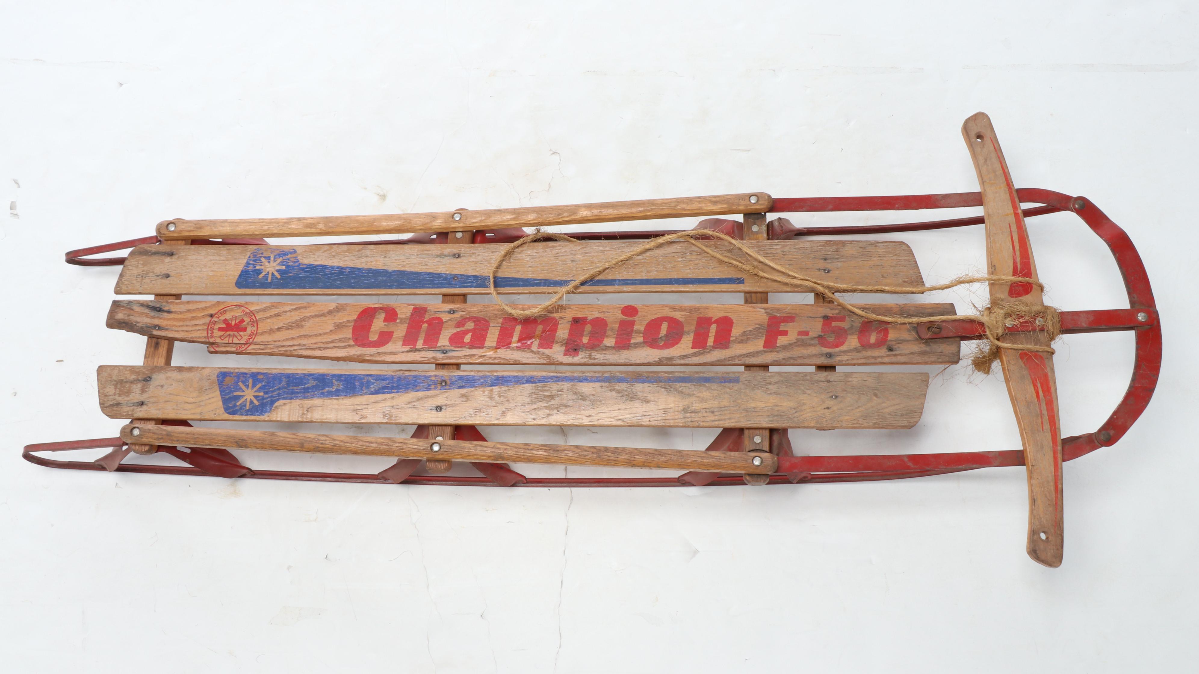 Royal Racer, Kalamazoo Champion F-50 and True Temper Sno Surfer Runner ...