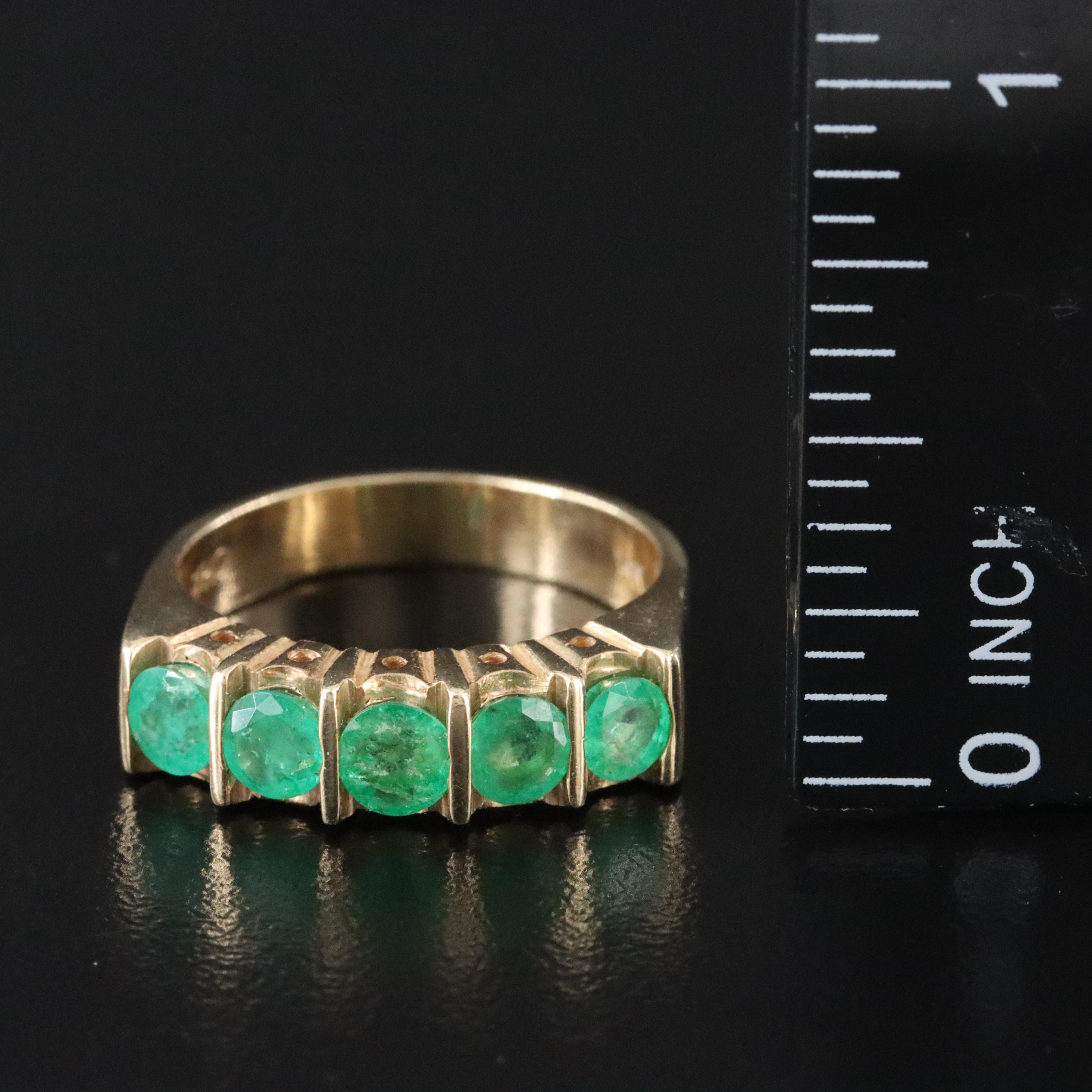 14K Emerald Ring | EBTH