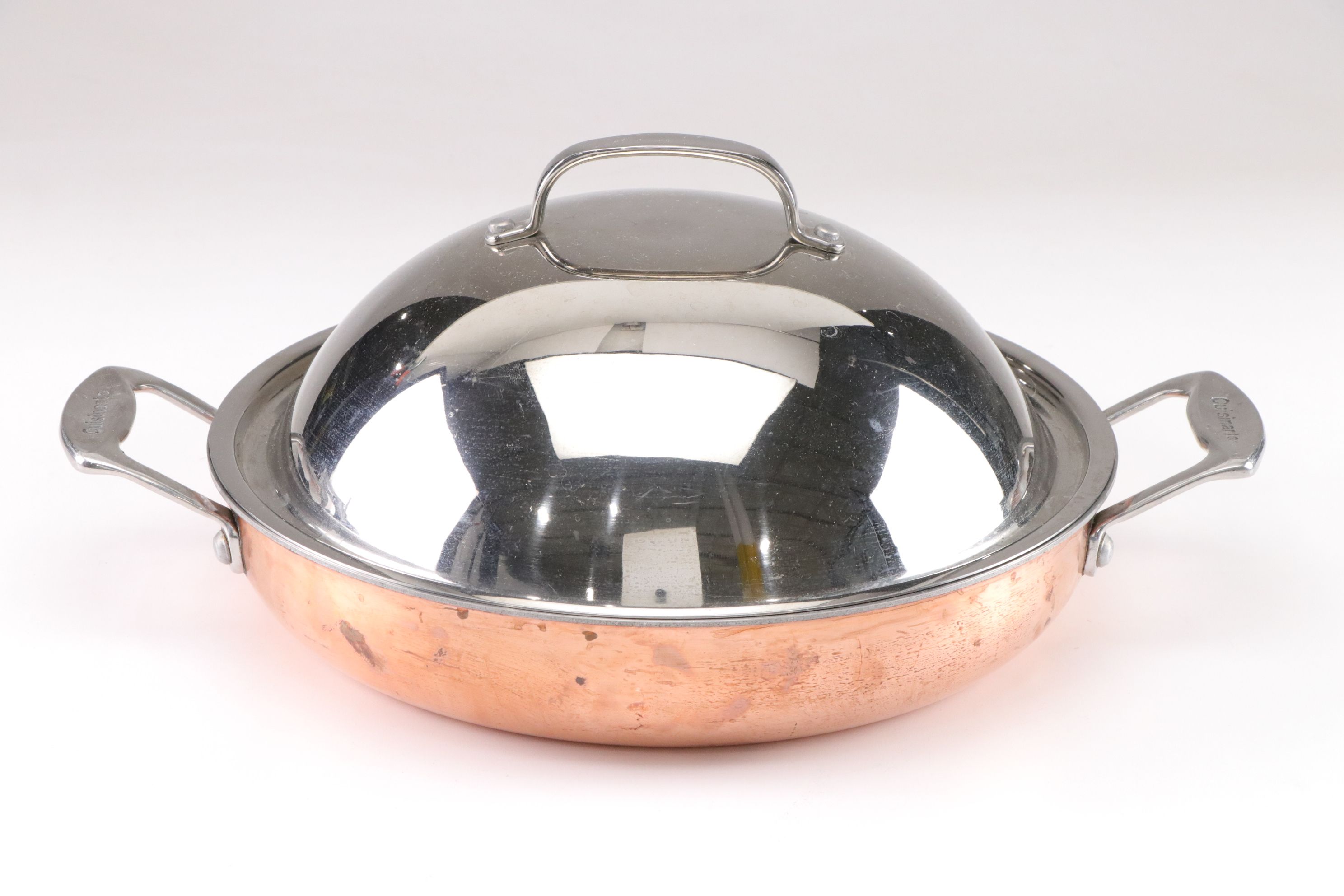 Cuisinart Copper Braiser and Sauté Pans with Stock Pot, Skillet and ...
