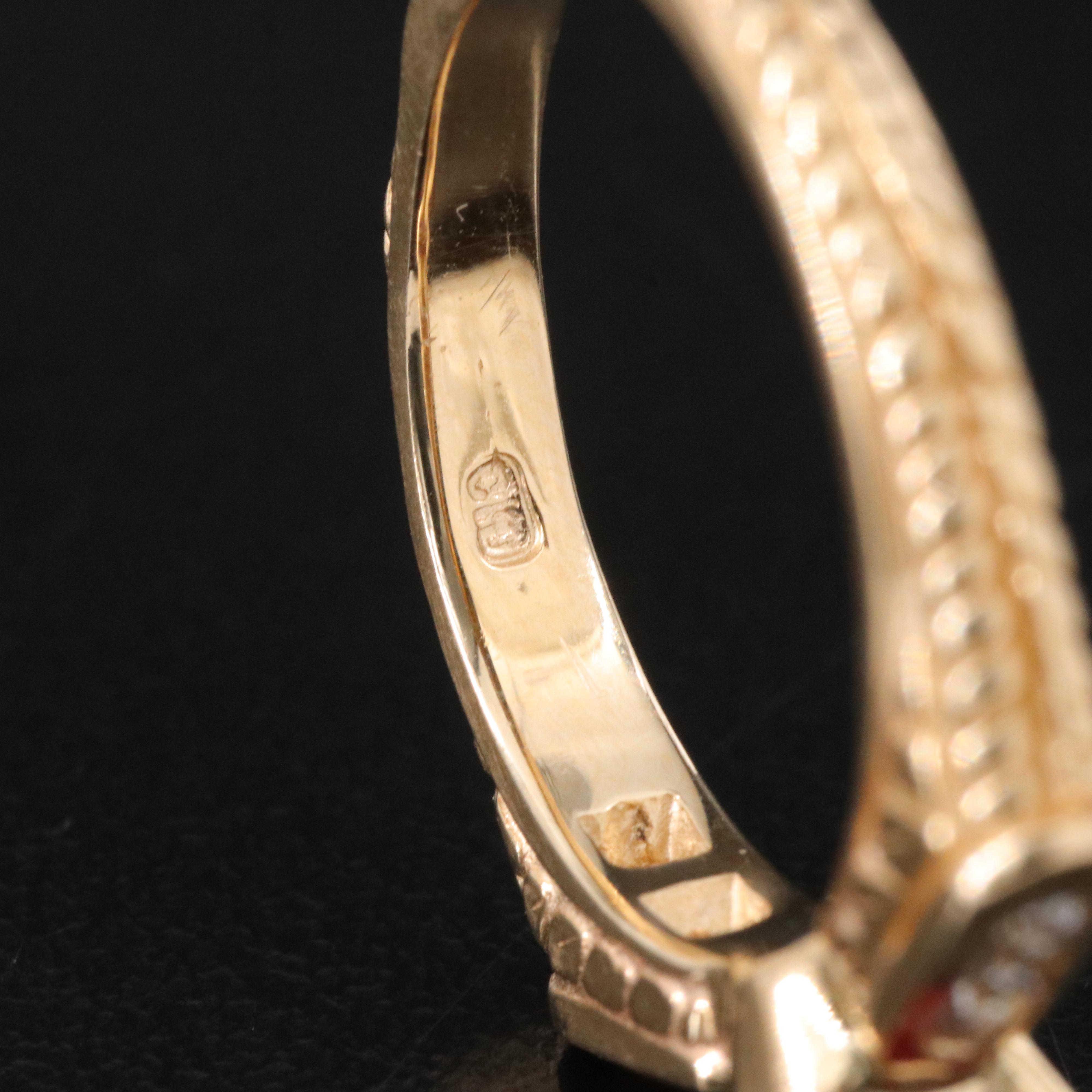 14K Ruby and Diamond Ring | EBTH